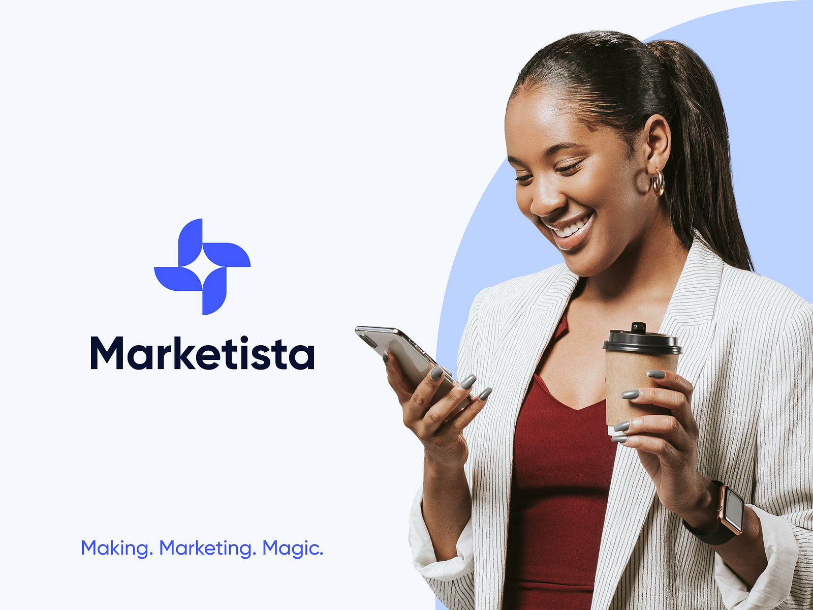Marketista - Brand identity for a marketing company by Outcrowd on Dribbble