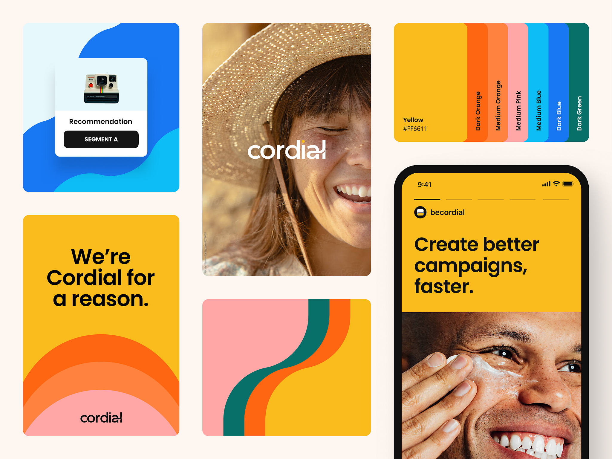 Branding Cordial, Visual Identity by Claudia Carvalho for Bruno on Dribbble