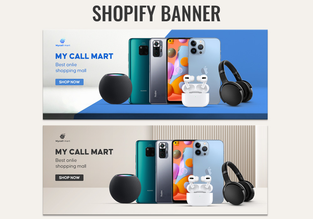 Shopify Banner Design । Website Banner Design Template by Nh Shabbir on ...