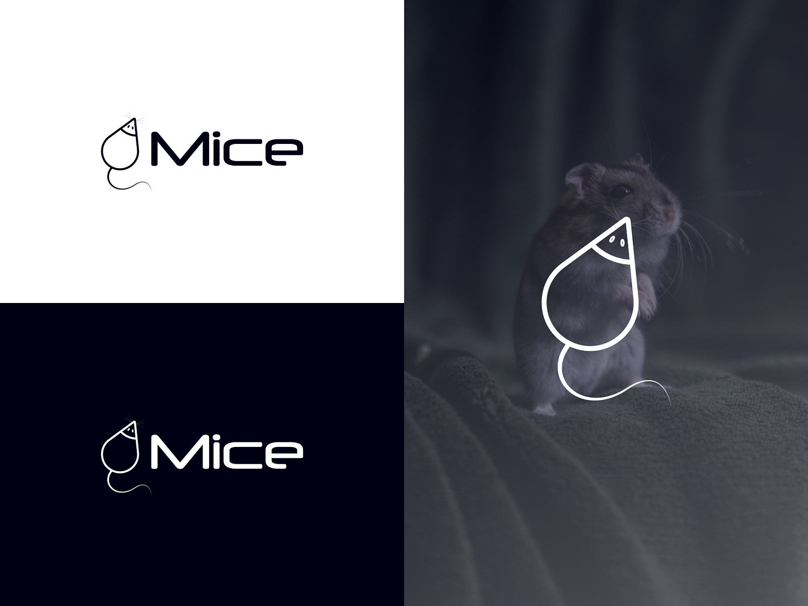Mice | Mouse Mark | Logo by Jahir Al Jarif on Dribbble