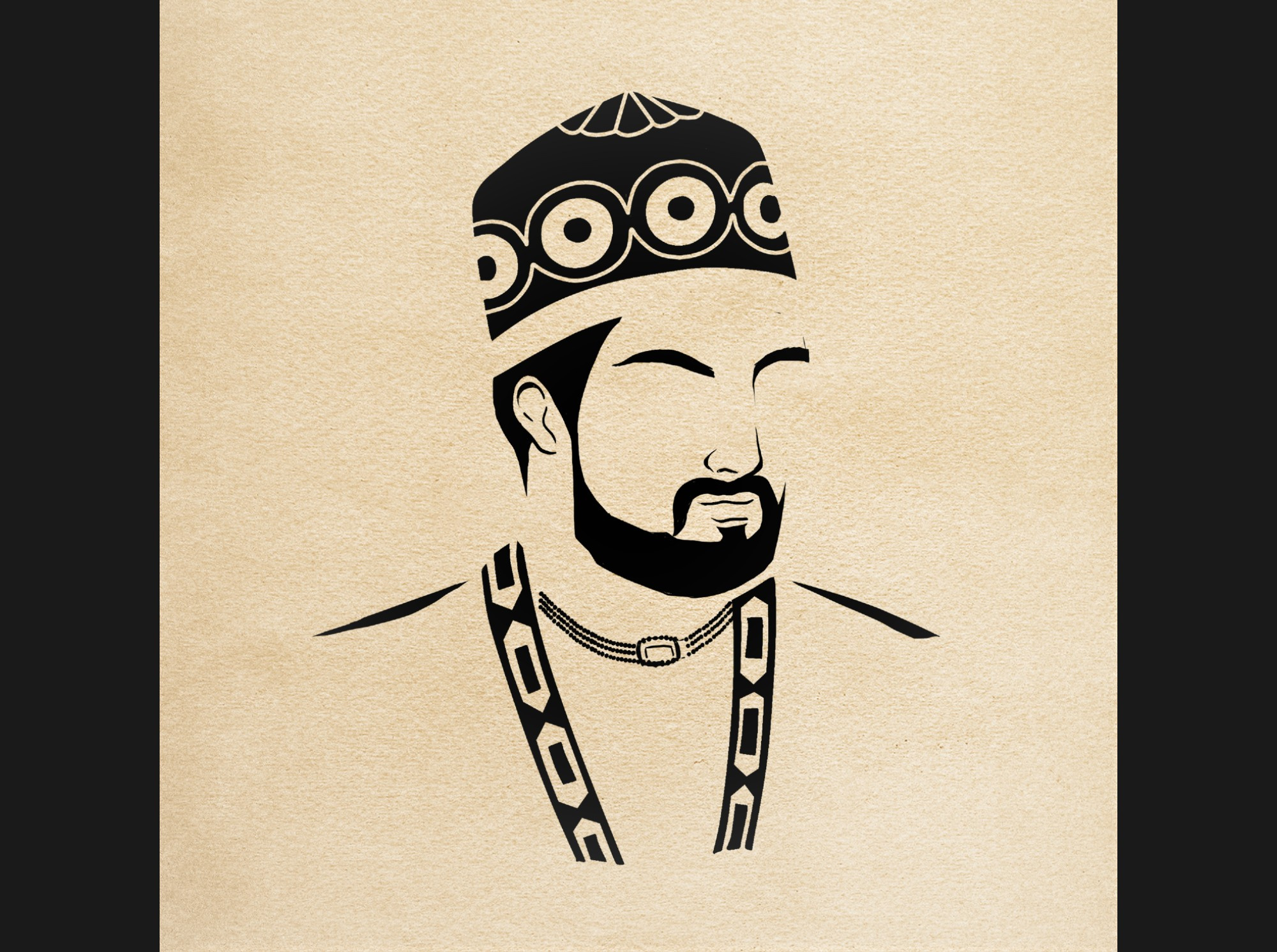 Posterized vector sketch by Magma on Dribbble