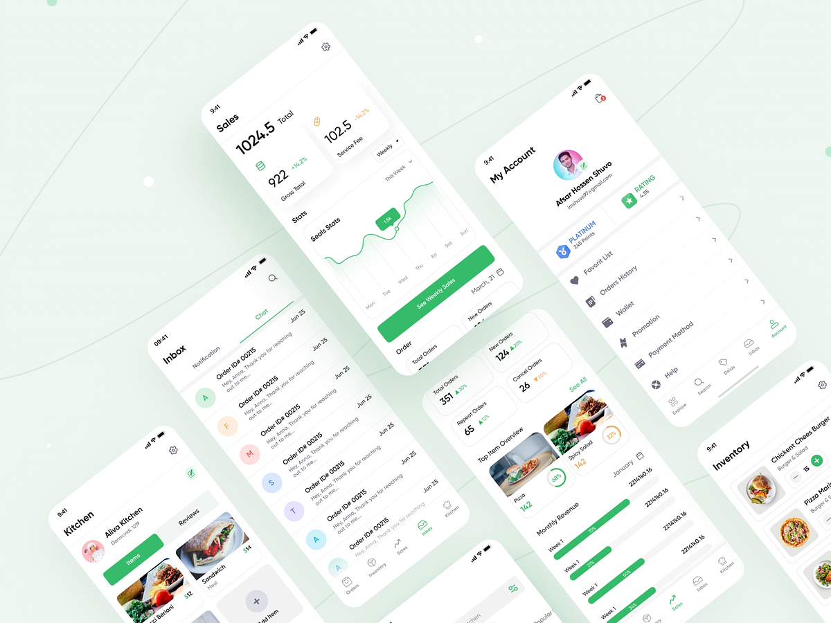 Food App UI designs, themes, templates and downloadable graphic ...