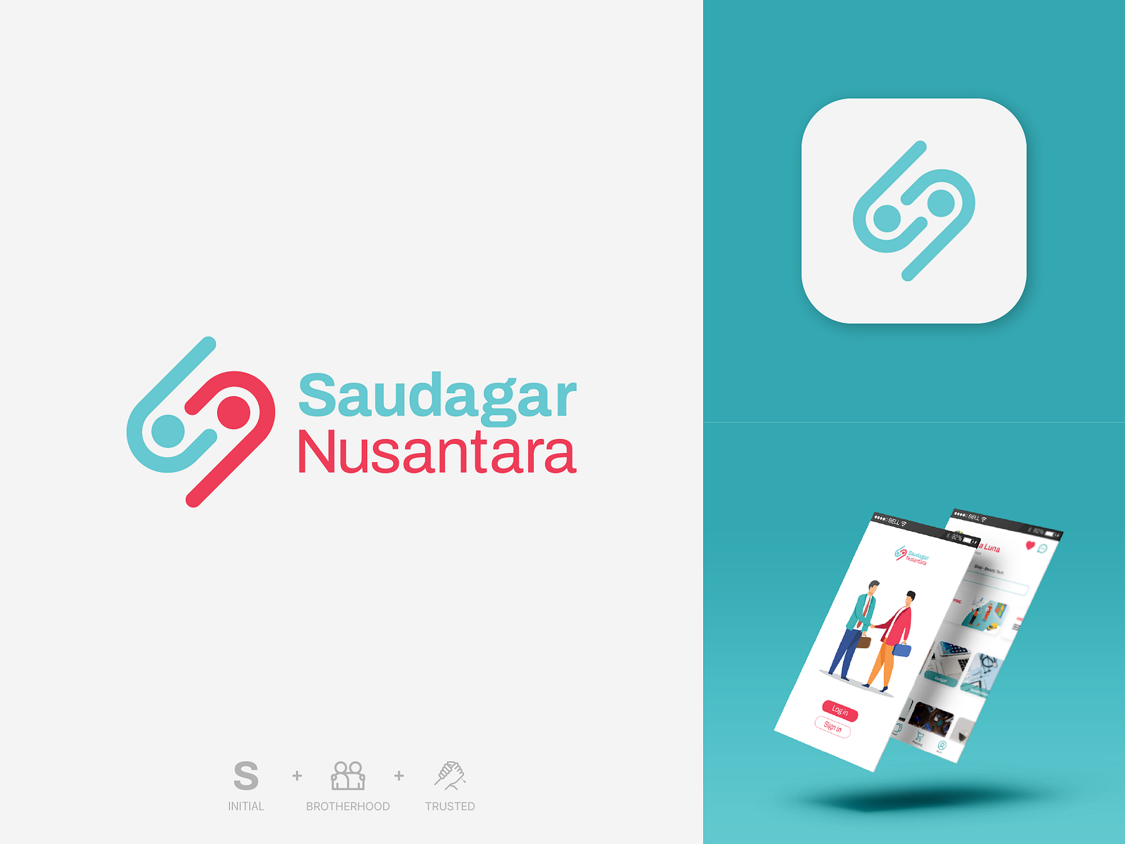 Saudagar Nusantara, Mobile App Logo by Rasi Ilafi on Dribbble
