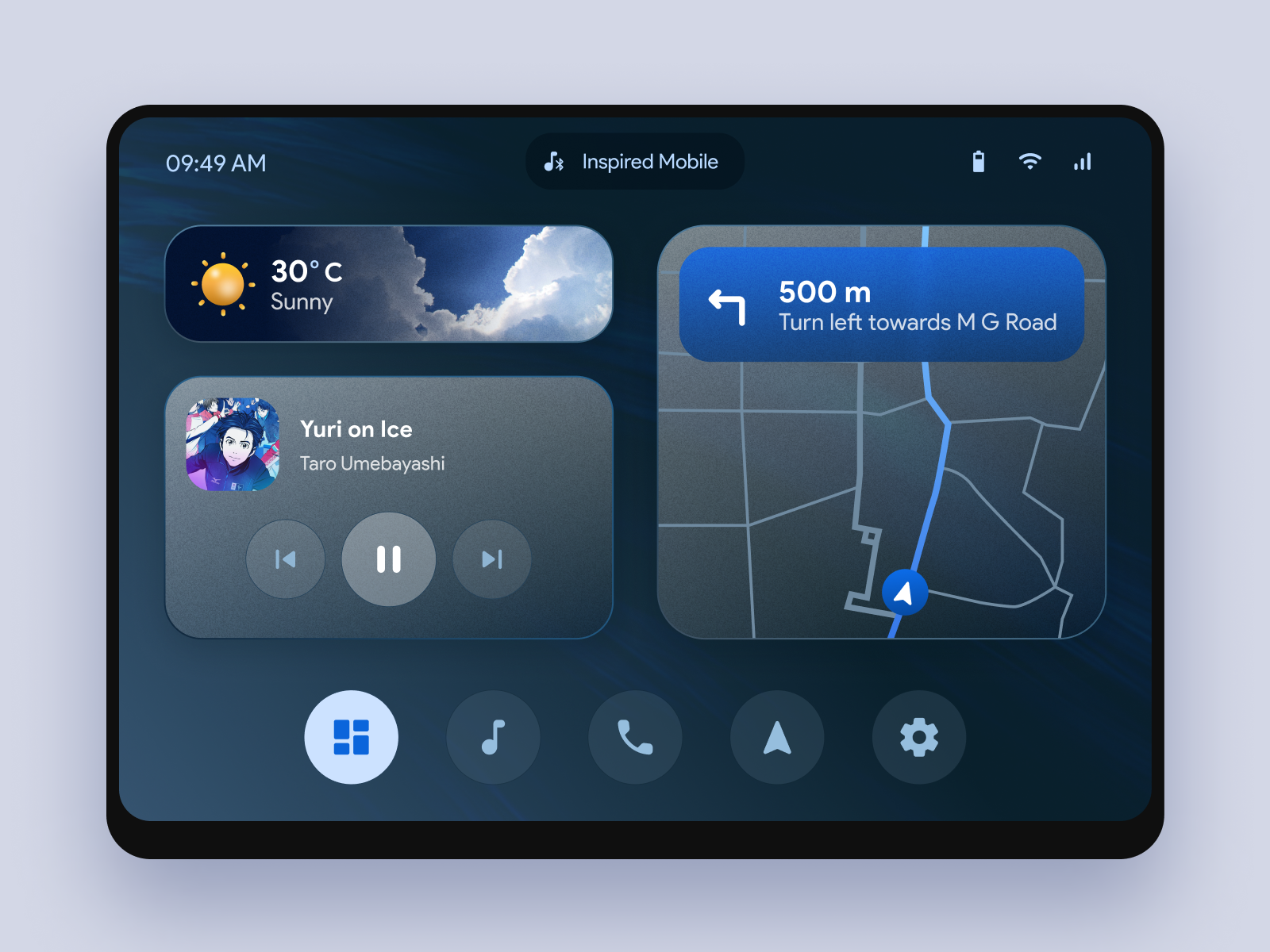 Car Infotainment Dashboard by Arun Sajeev on Dribbble