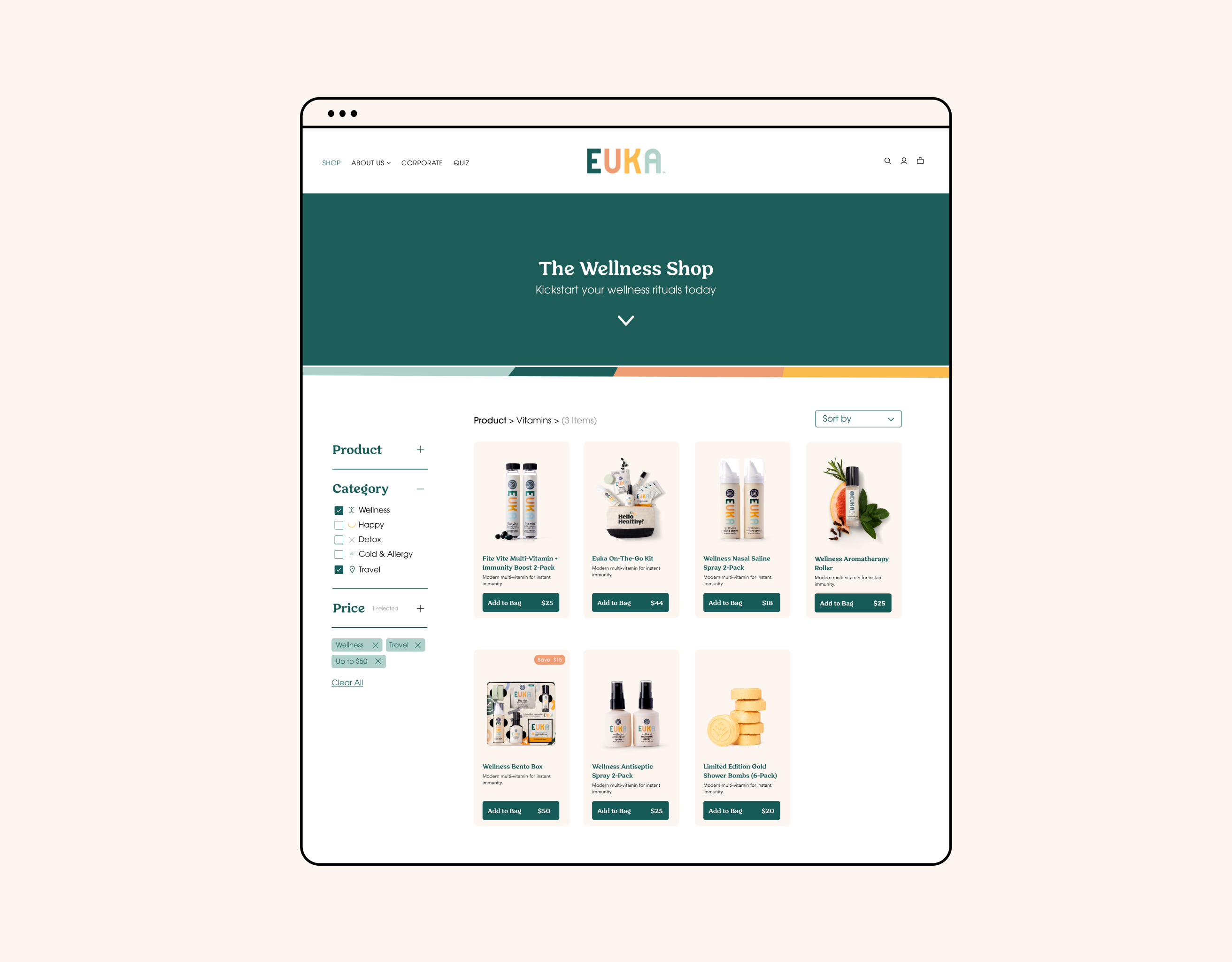 Euka Wellness - Website Redesign by Brittany Steiner on Dribbble