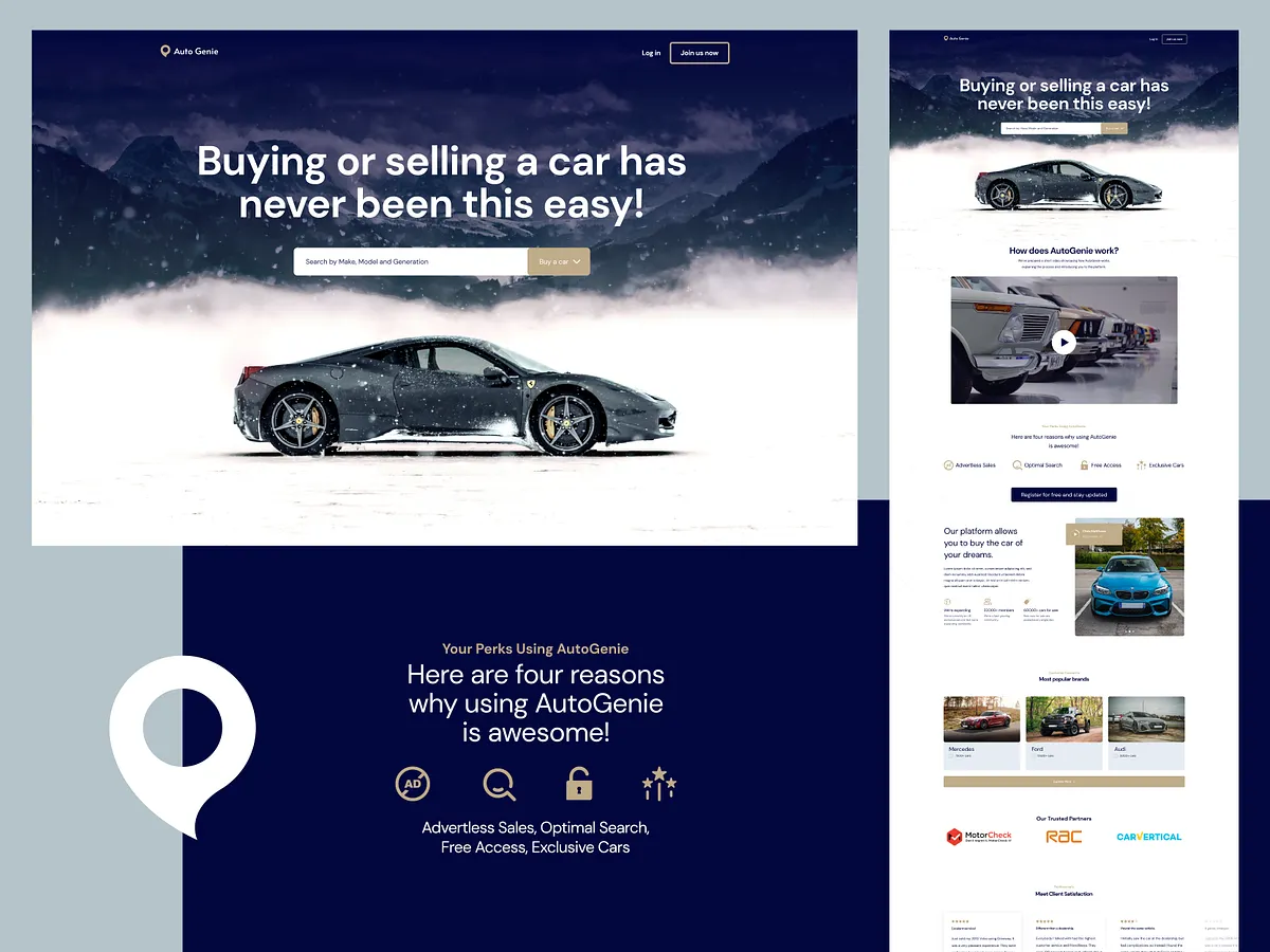 Car Selling Website designs, themes, templates and downloadable graphic ...