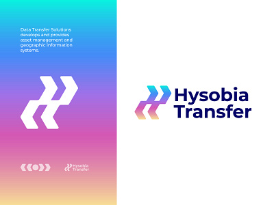 data transfer logo, H letter data transfer by Touhid | Logo Branding on ...