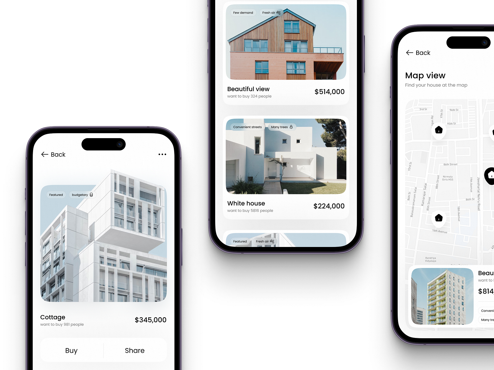Real Estate Mobile App Design by Momin Abduvohidov for Paradigm Product ...
