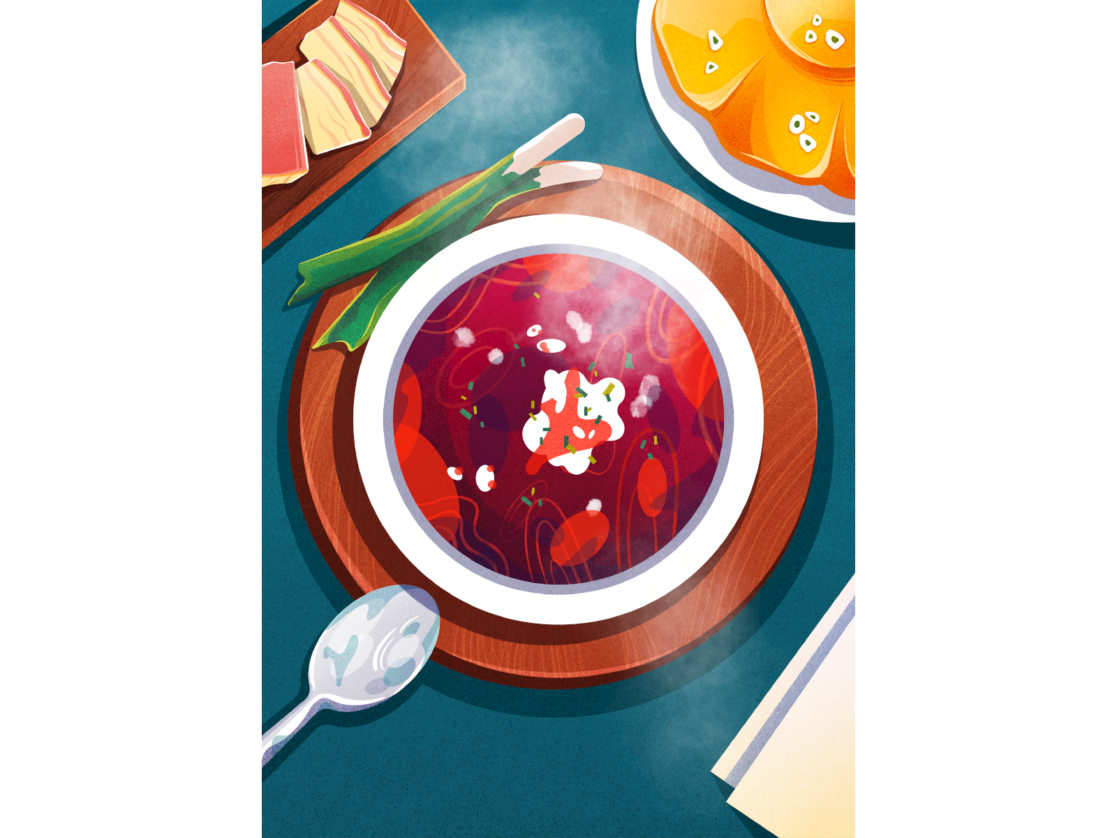 Borscht by Lana Marandina on Dribbble