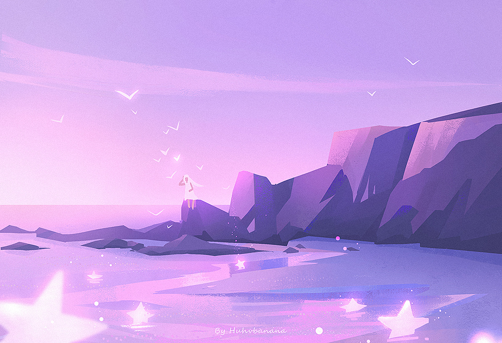 Purple dream by 比格招HUHV for Rooot Lab on Dribbble