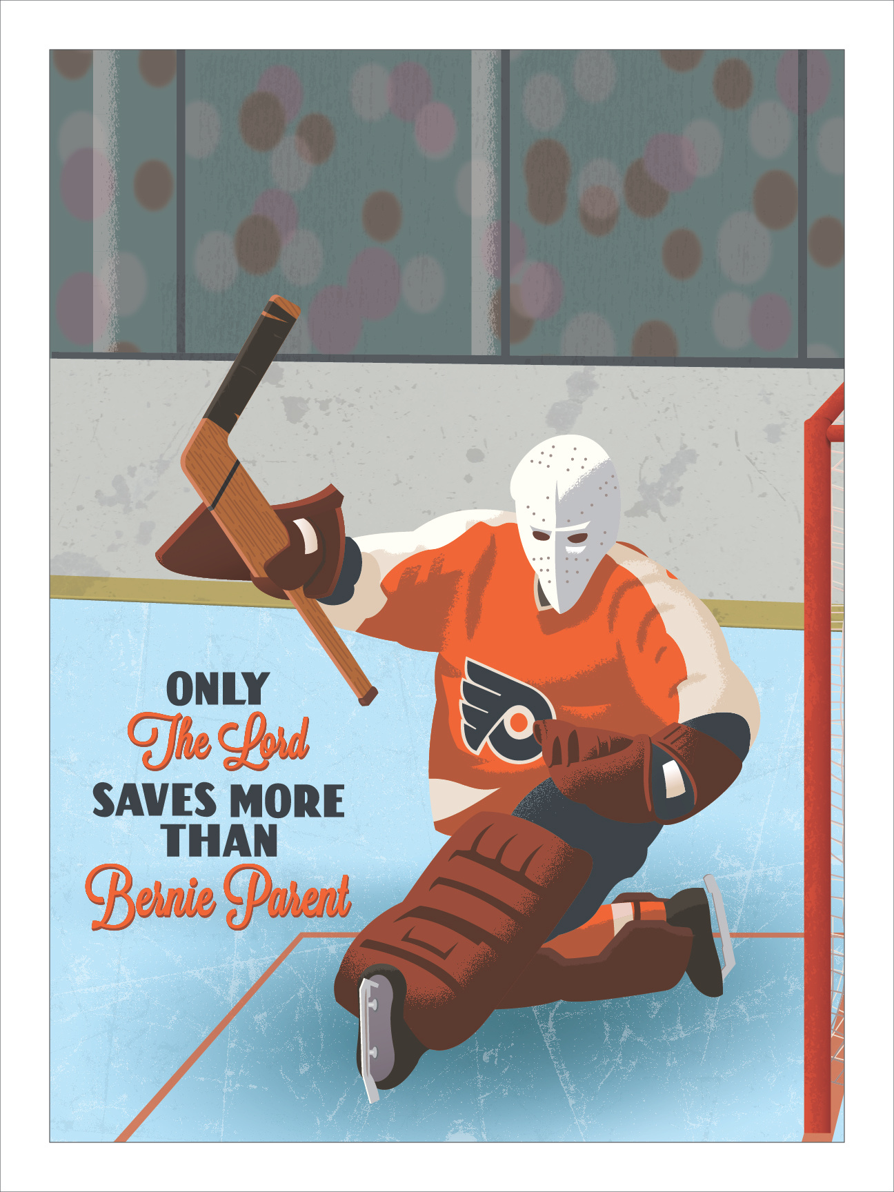 Bernie Parent Poster by Josh Ash on Dribbble