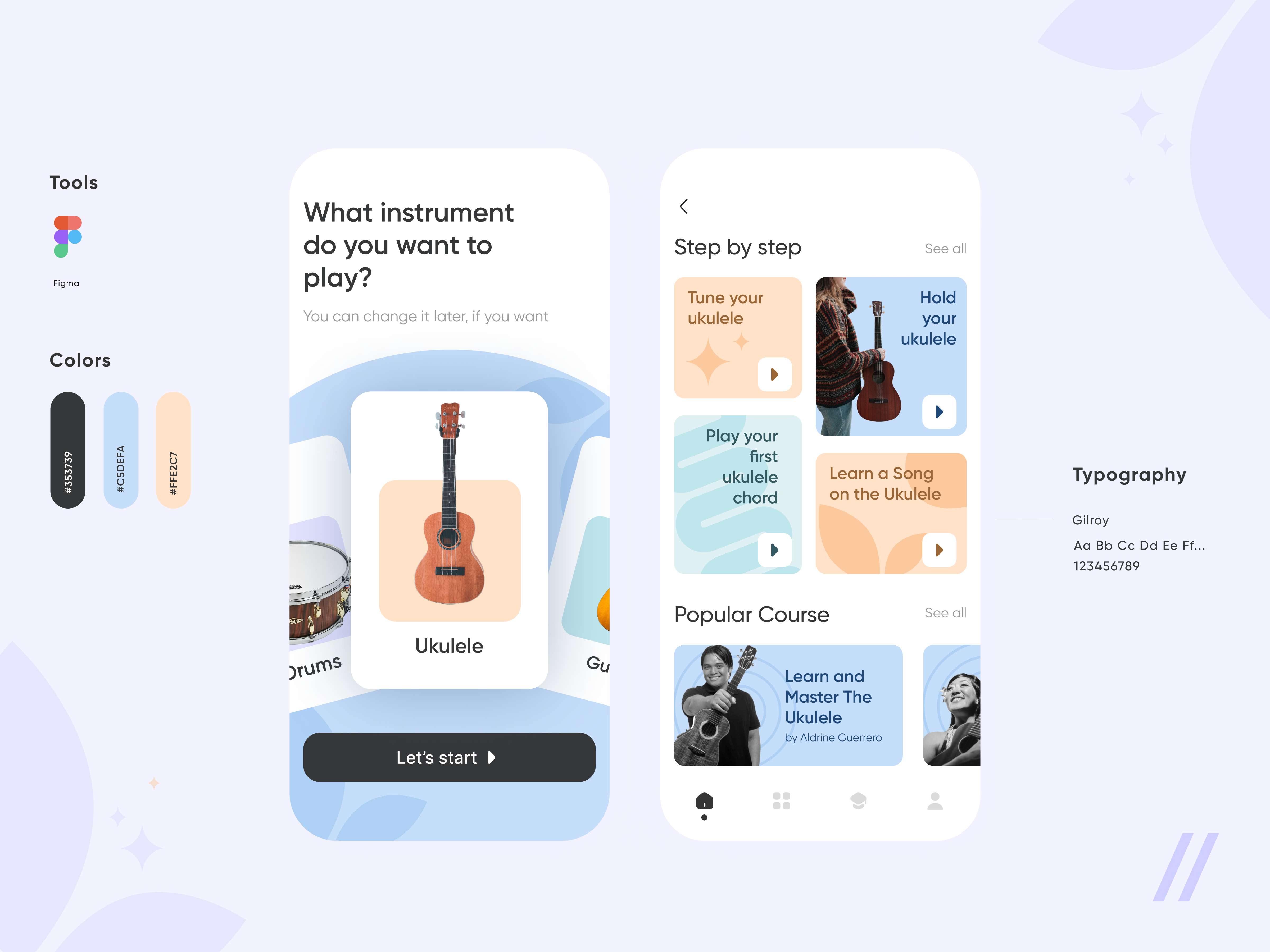 Music Learning App by Kristina Taskaeva for Purrweb UI/UX Agency on ...