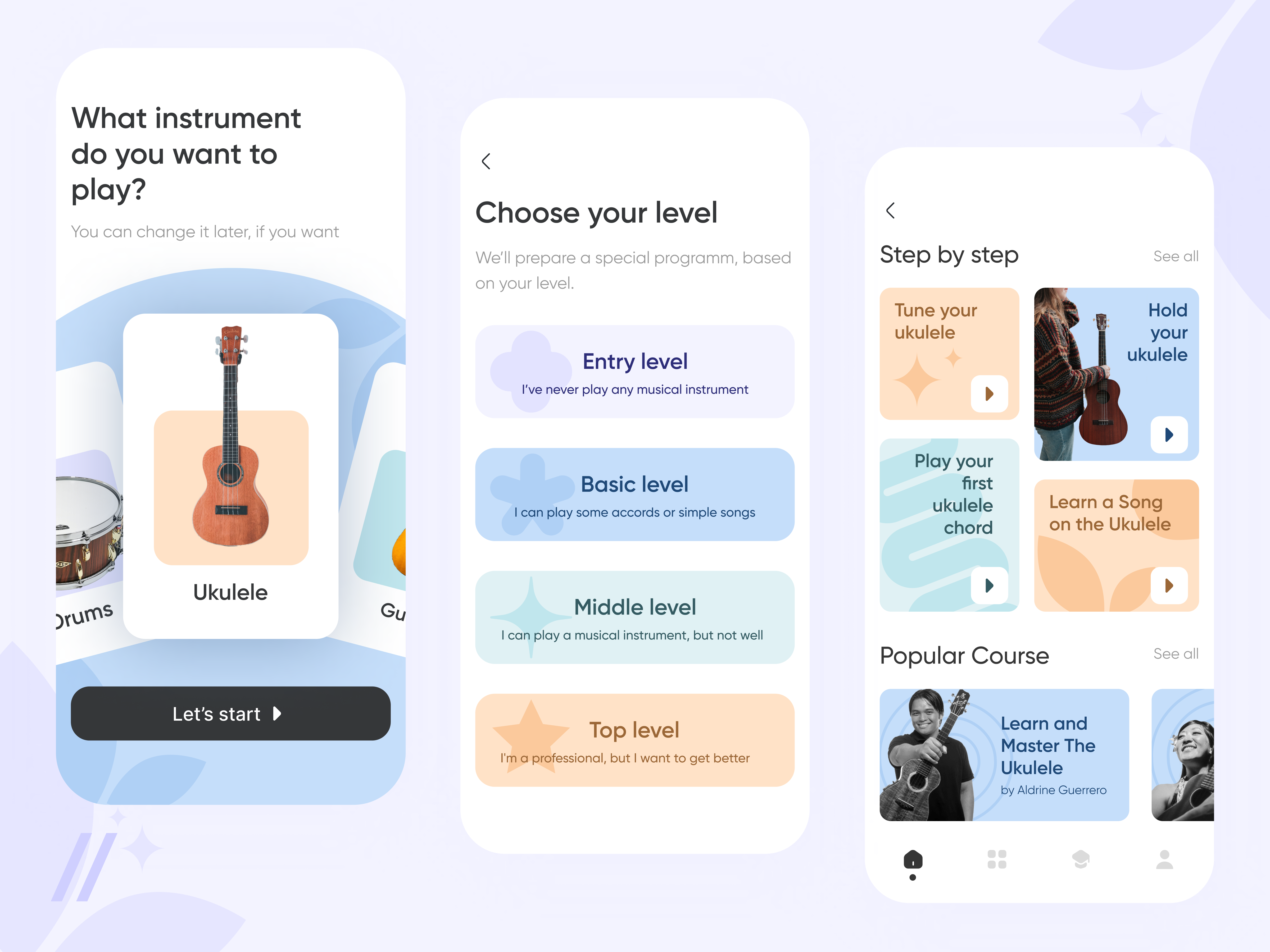 Music Learning App by Kristina Taskaeva for Purrweb UI/UX Agency on ...