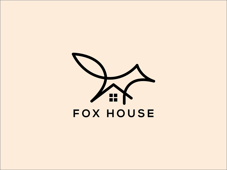 Fox House Logo. by Mizan on Dribbble