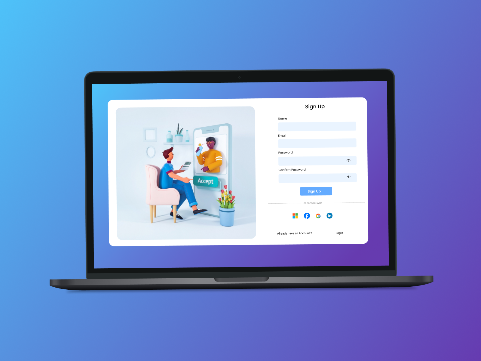 SIGNUP PAGE UI DESIGN by Shrajal Shrivastava on Dribbble