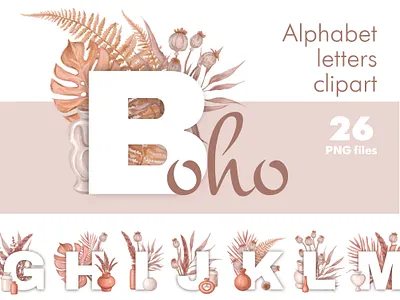 Watercolor Alphabet designs, themes, templates and downloadable graphic ...