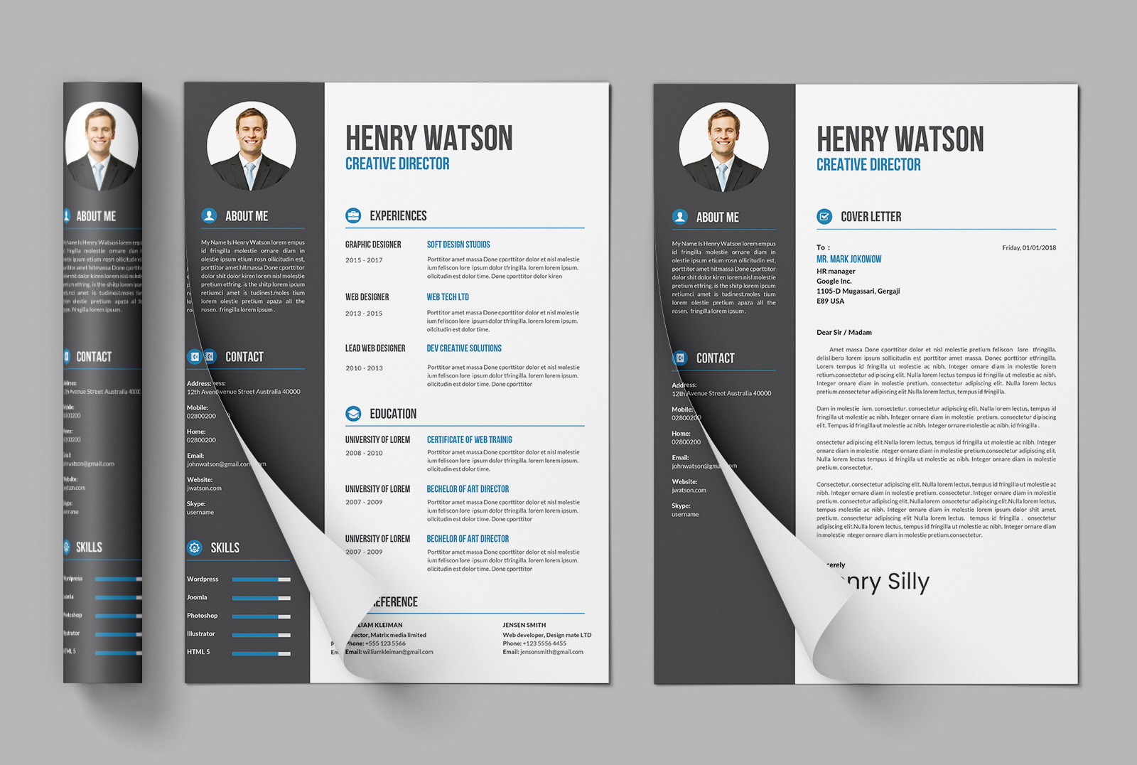 Job winning resume design by Tezan Graphic on Dribbble