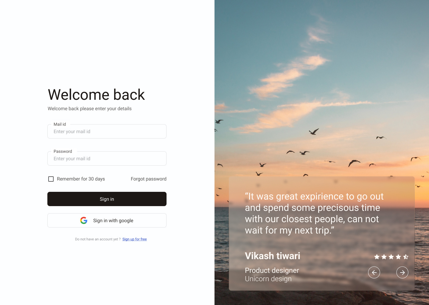 Sign up Pop up page by Vijay kumar on Dribbble