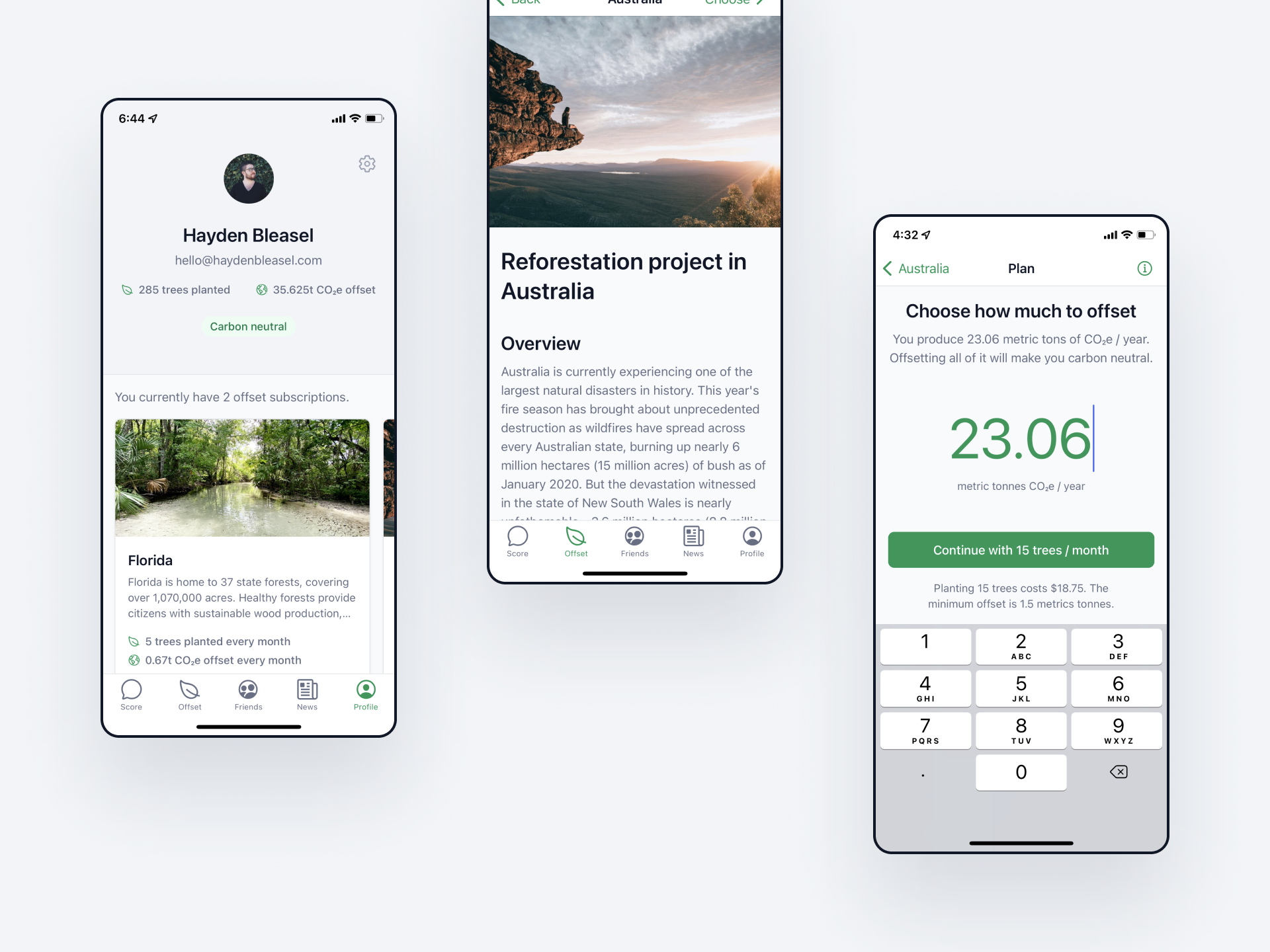 Neutral App Screens by Hayden Bleasel on Dribbble