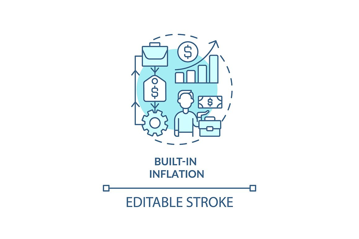 Built in inflation svg concept icon by bsd studio on Dribbble