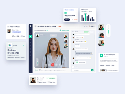Job Interview Platform by Brightscout on Dribbble