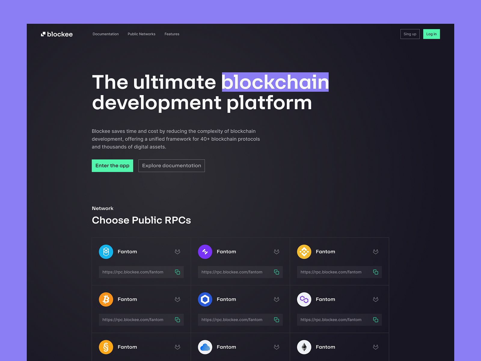 Blockee - Blockchain platform by Tomáš Mairych on Dribbble