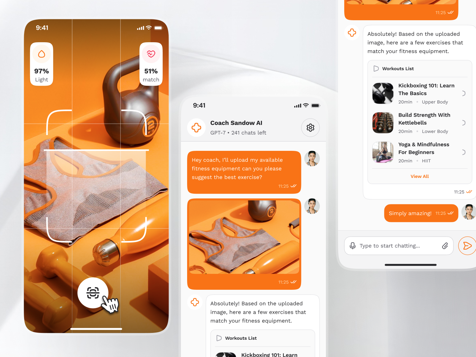 sandow v2: AI Fitness & Nutrition App | Workout Video Player UI by ...