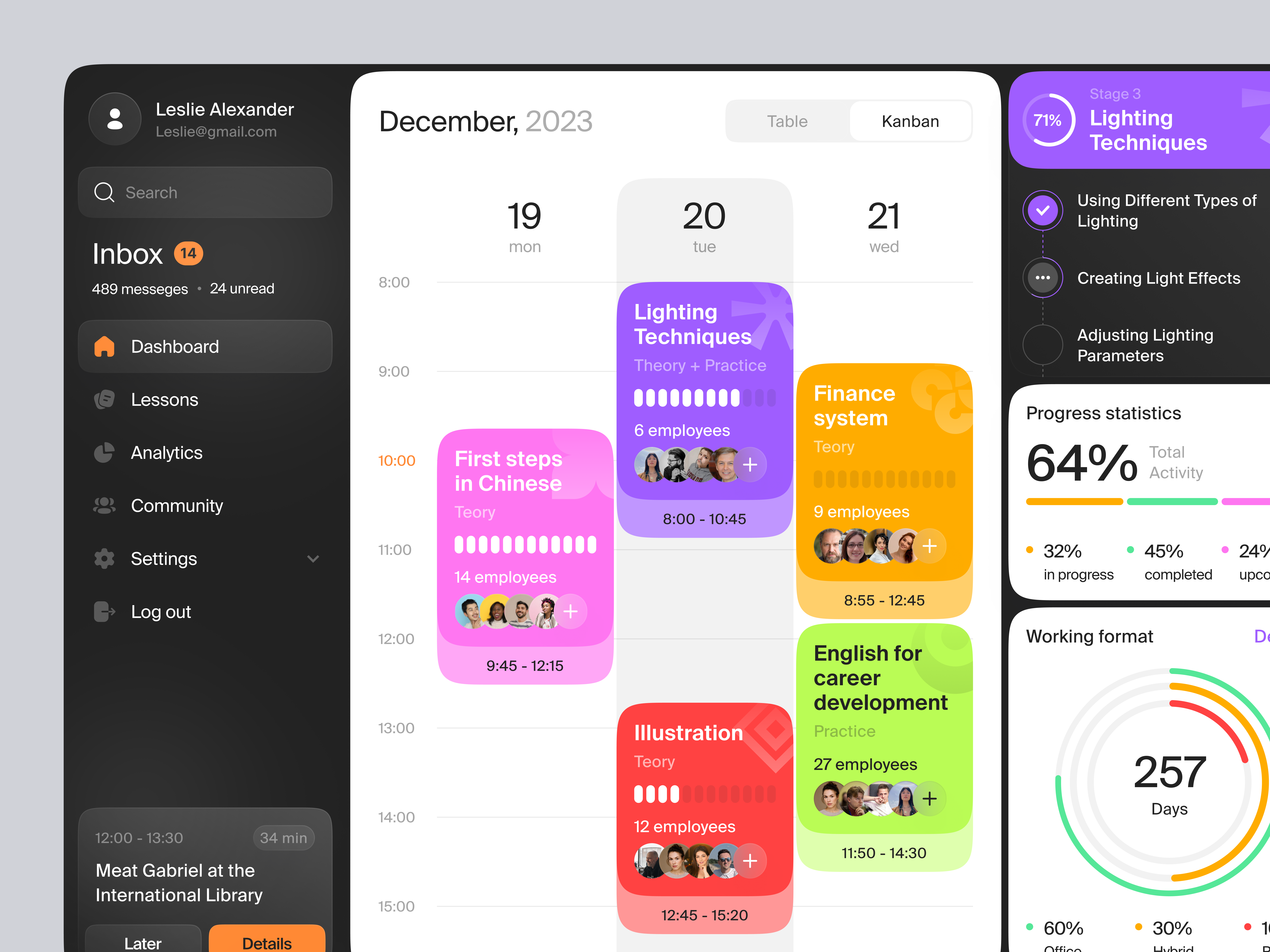 HR Web App by Xmethod on Dribbble