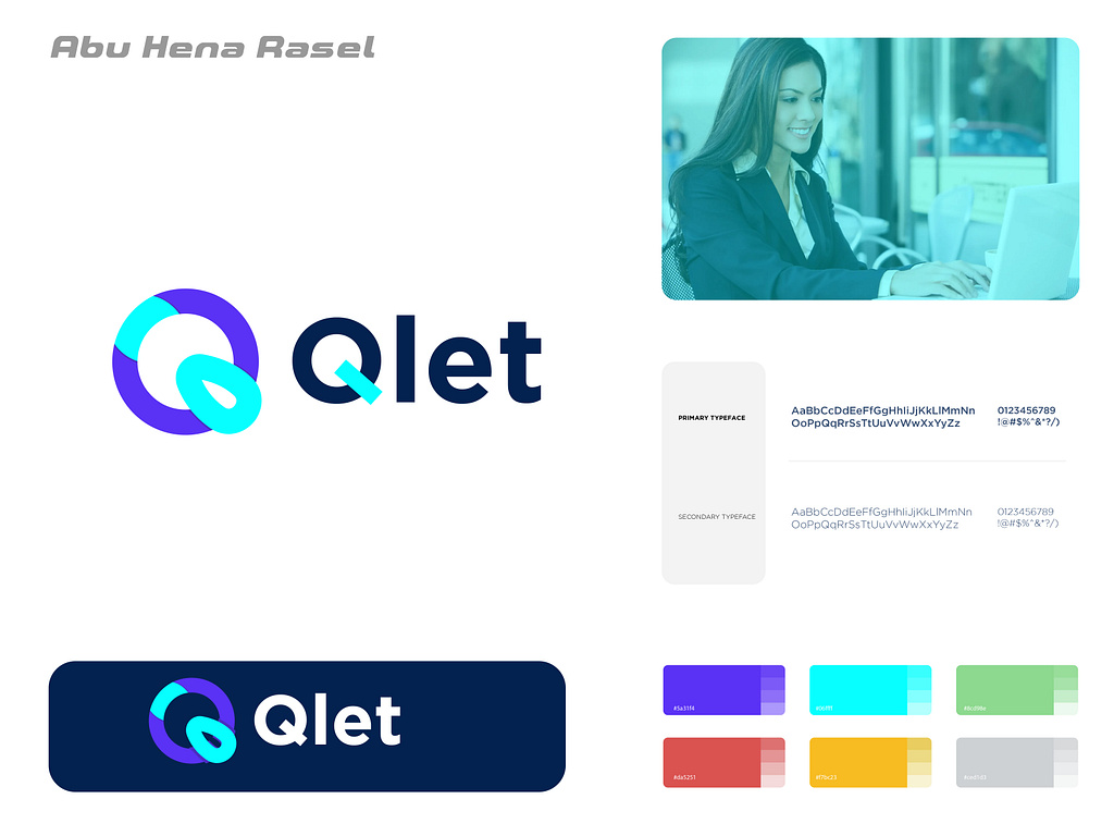 Qlet Modern Brand Identity Corporate Logo Design by Abu Hena Rasel on ...