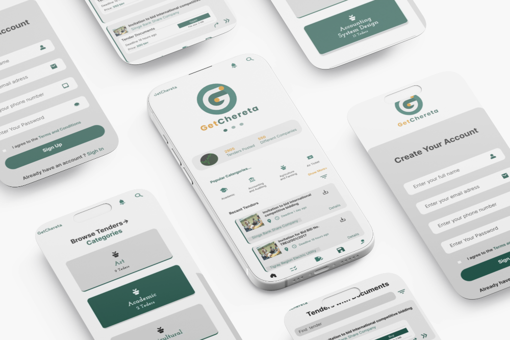 GetChereta by Ed Alex on Dribbble