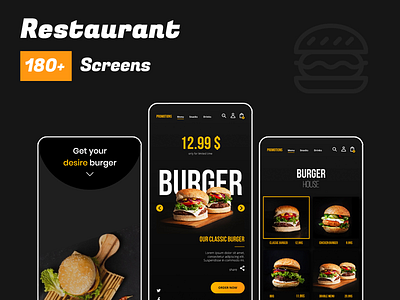 Fast Food App Design designs, themes, templates and downloadable ...