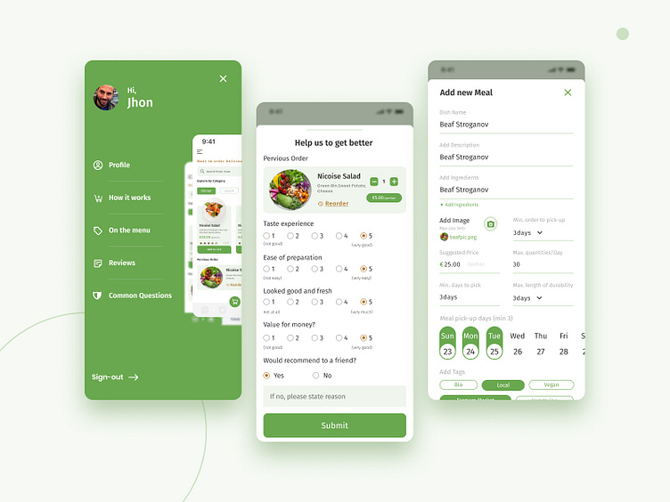 Food Mobile App - UI UX Design by Clyro: UI/UX Design Agency on Dribbble