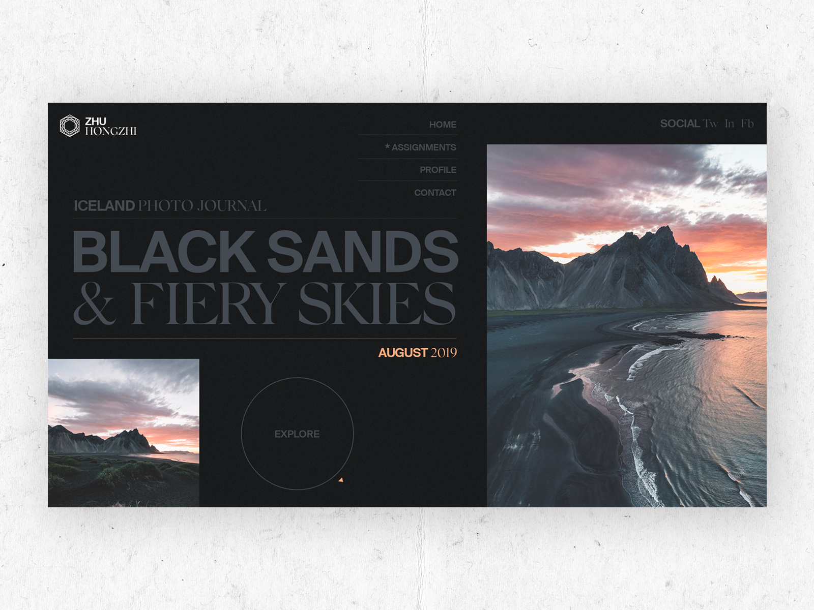 Photography Journal Layout by Nathan Riley for Unseen Studio® on Dribbble