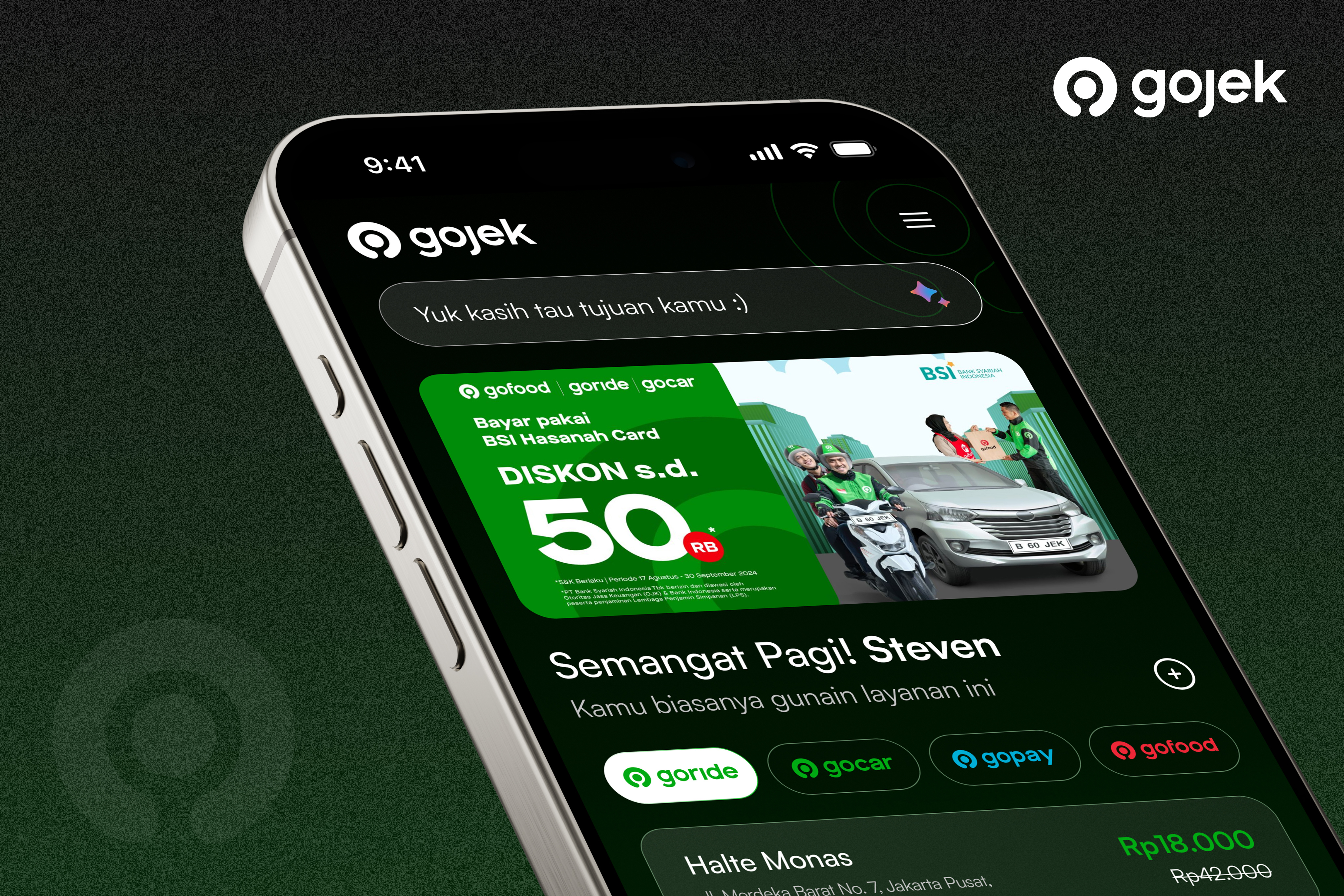 Gojek Indonesia - Reimagined Home UI by Steven Laurencius on Dribbble