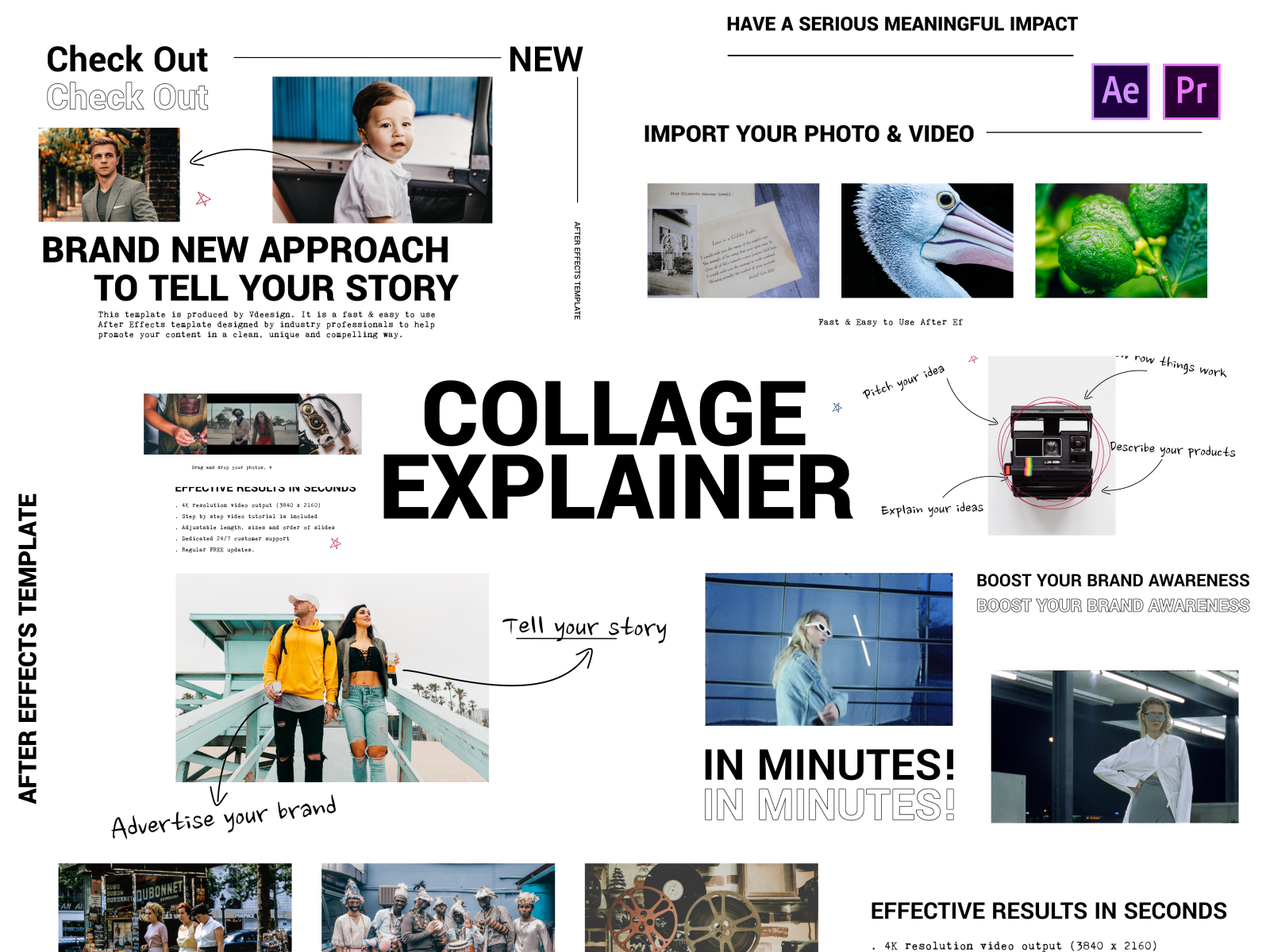 Collage Explainer Animated Kit by Vdeesign on Dribbble