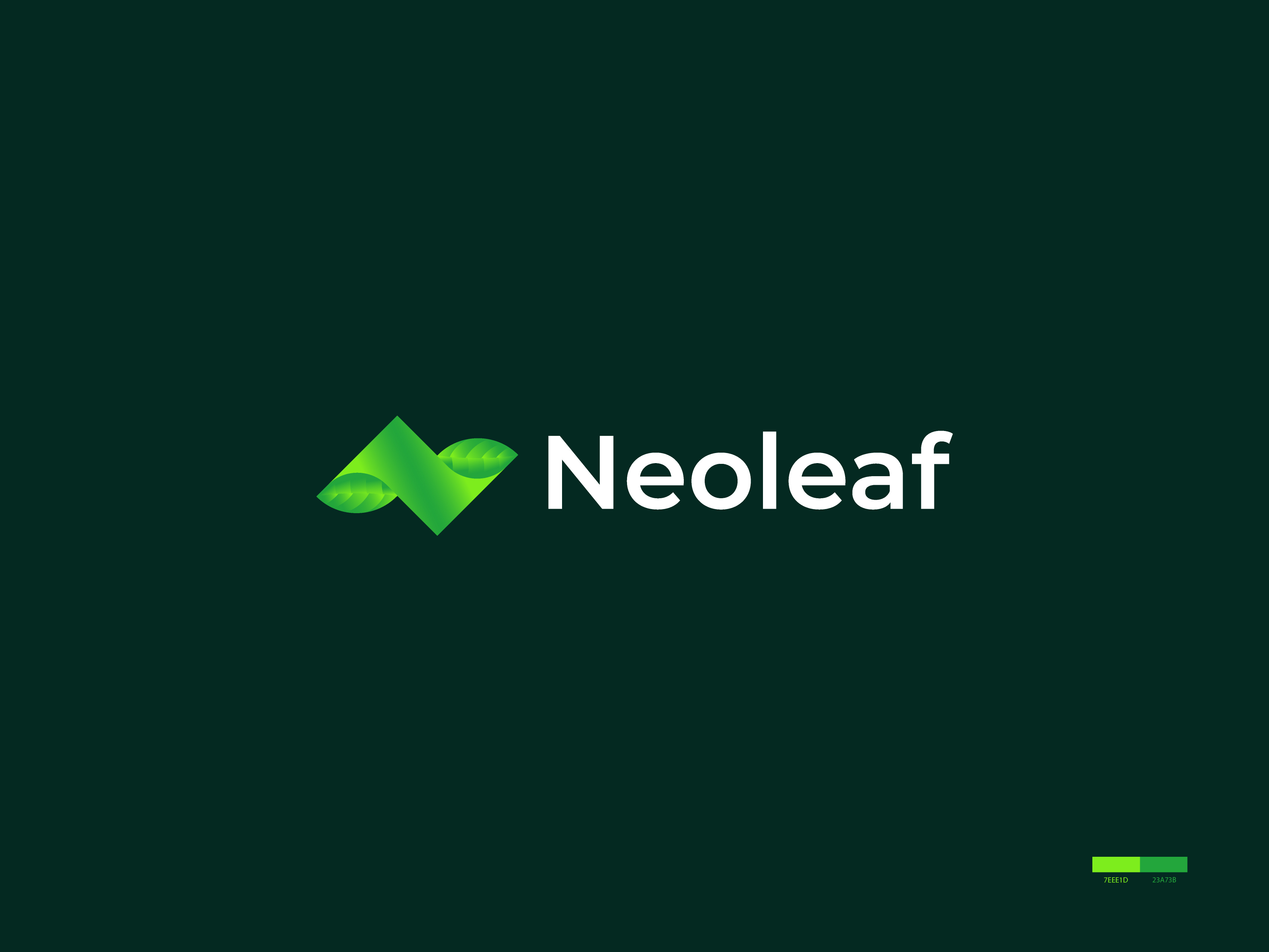 neoleaf logo by Md. Sohel Rana on Dribbble