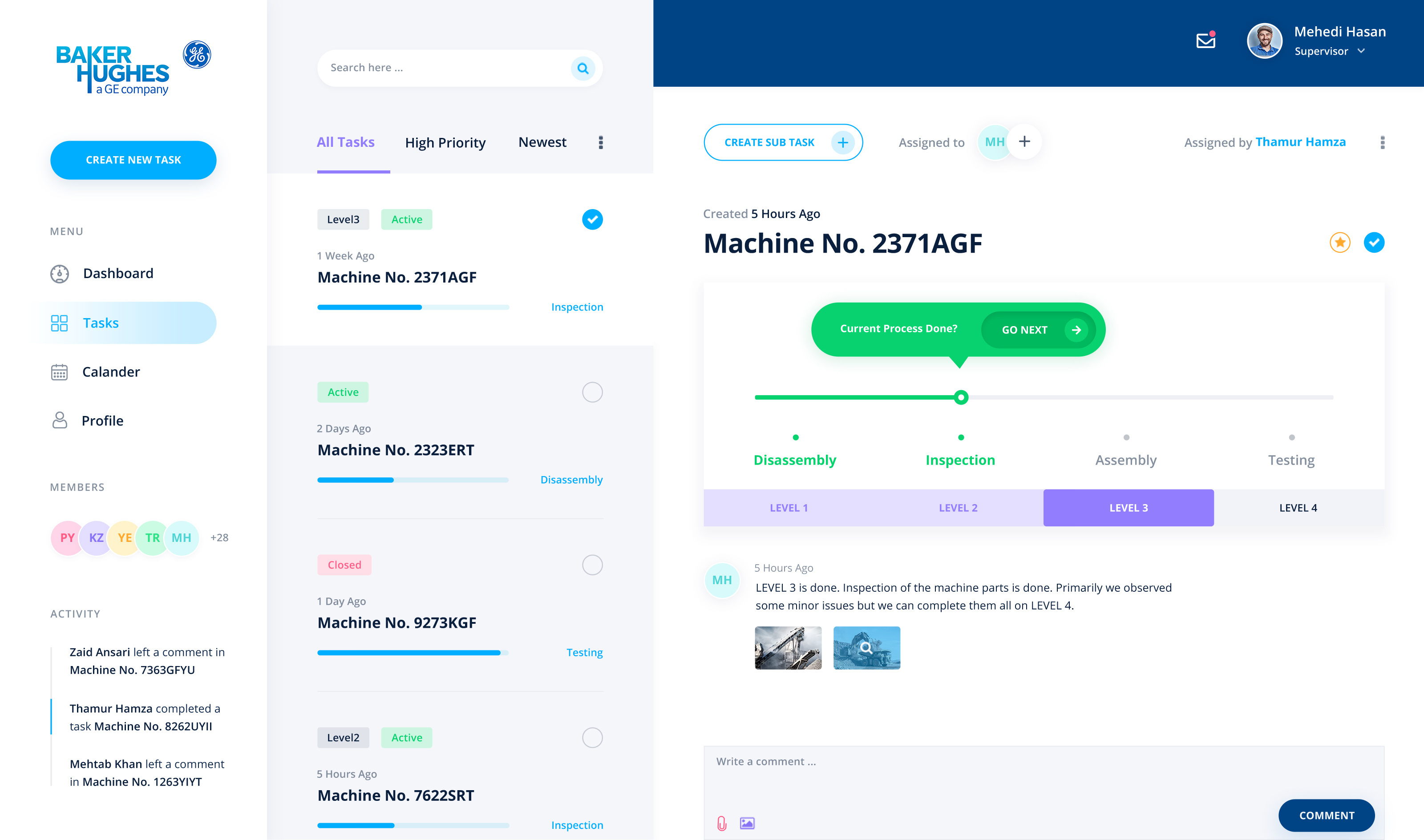 Dashboard - Task Management System by Mehedi Hasan on Dribbble