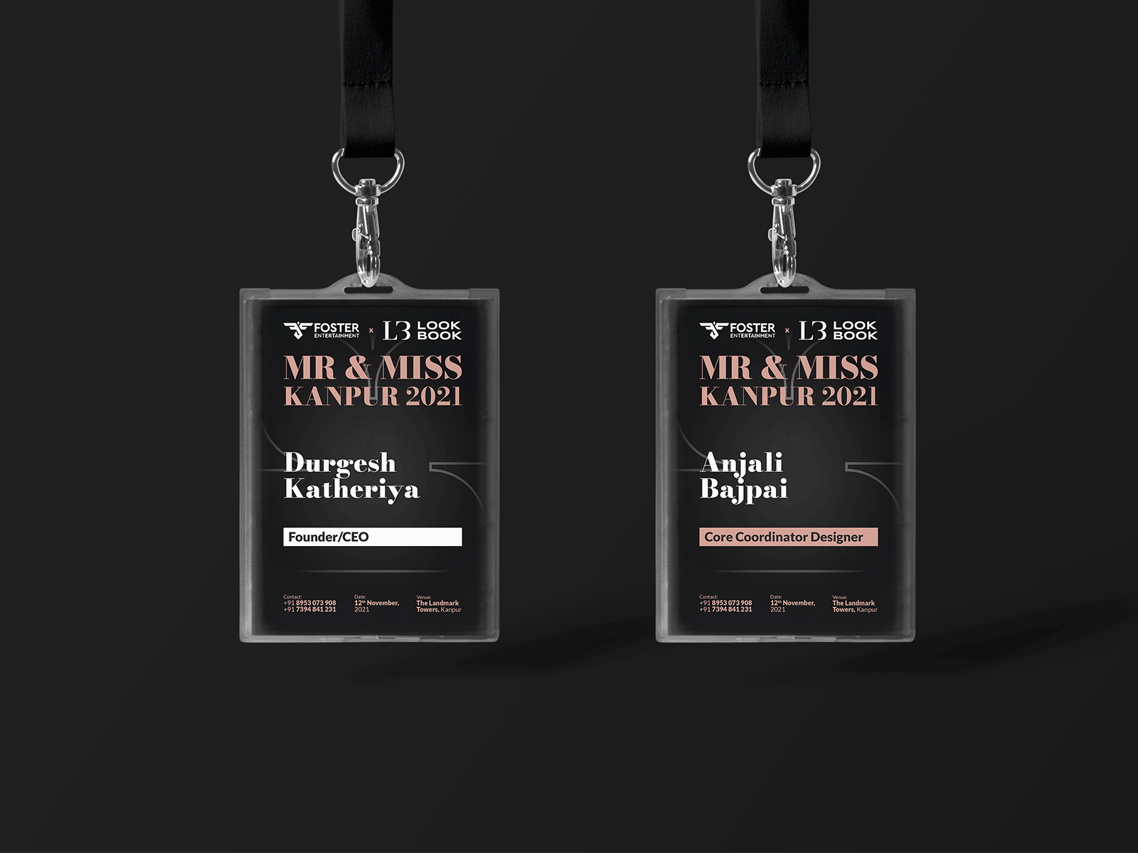 Look Book - ID Cards visual identity design for luxury fashiion. by ...