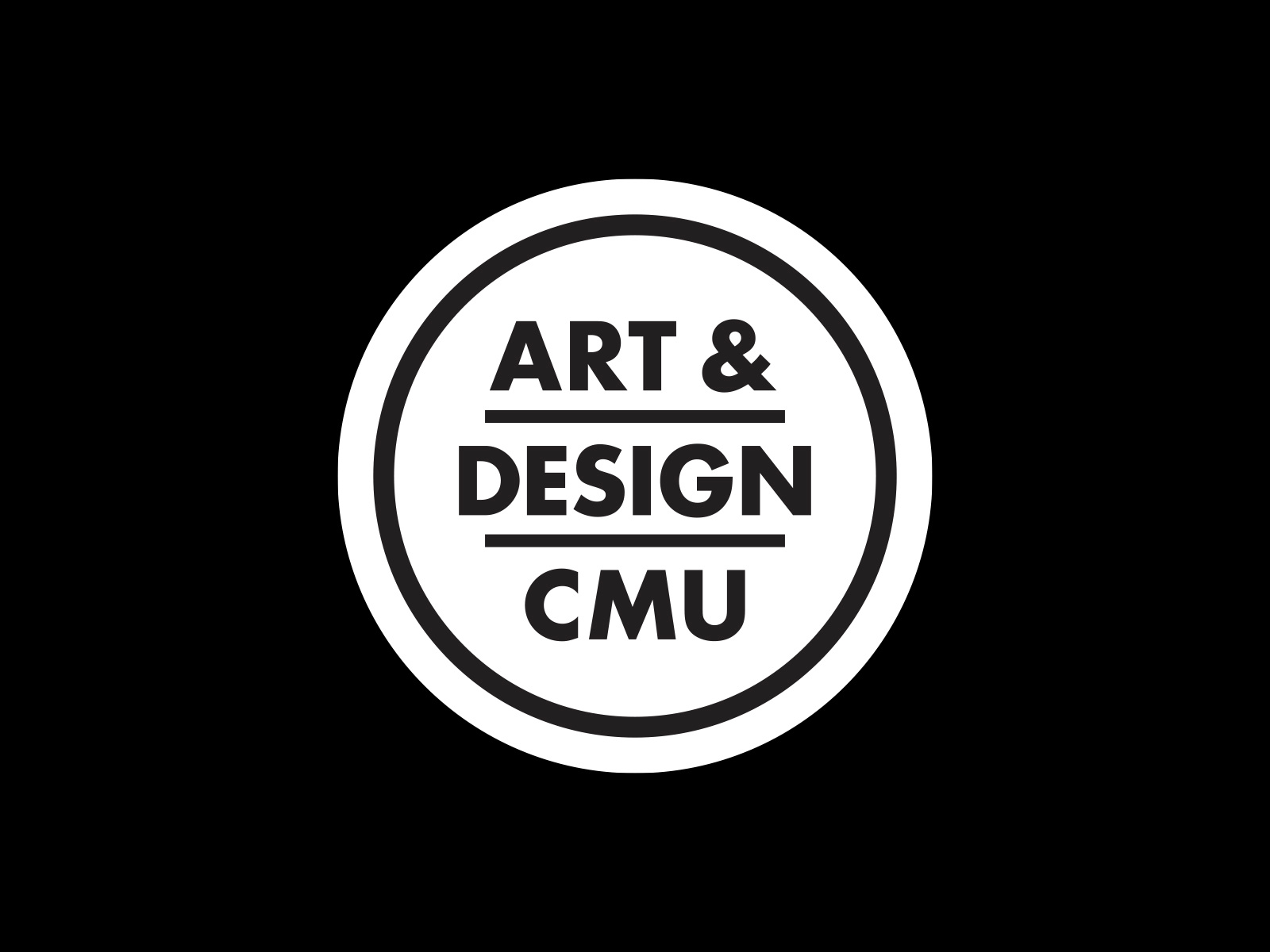 Art and Design Department Emblem - CMU - BW by Suzie Garner on Dribbble