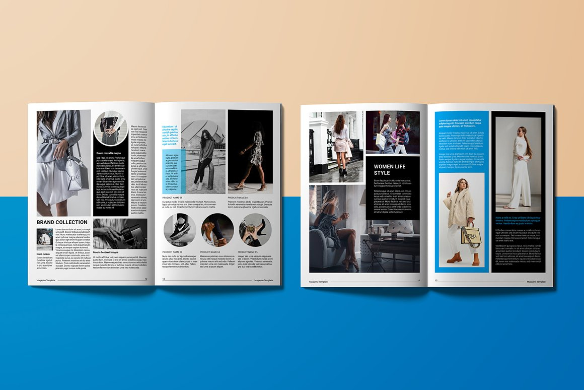 Fashion Magazine by Mukhlasur Rahman on Dribbble