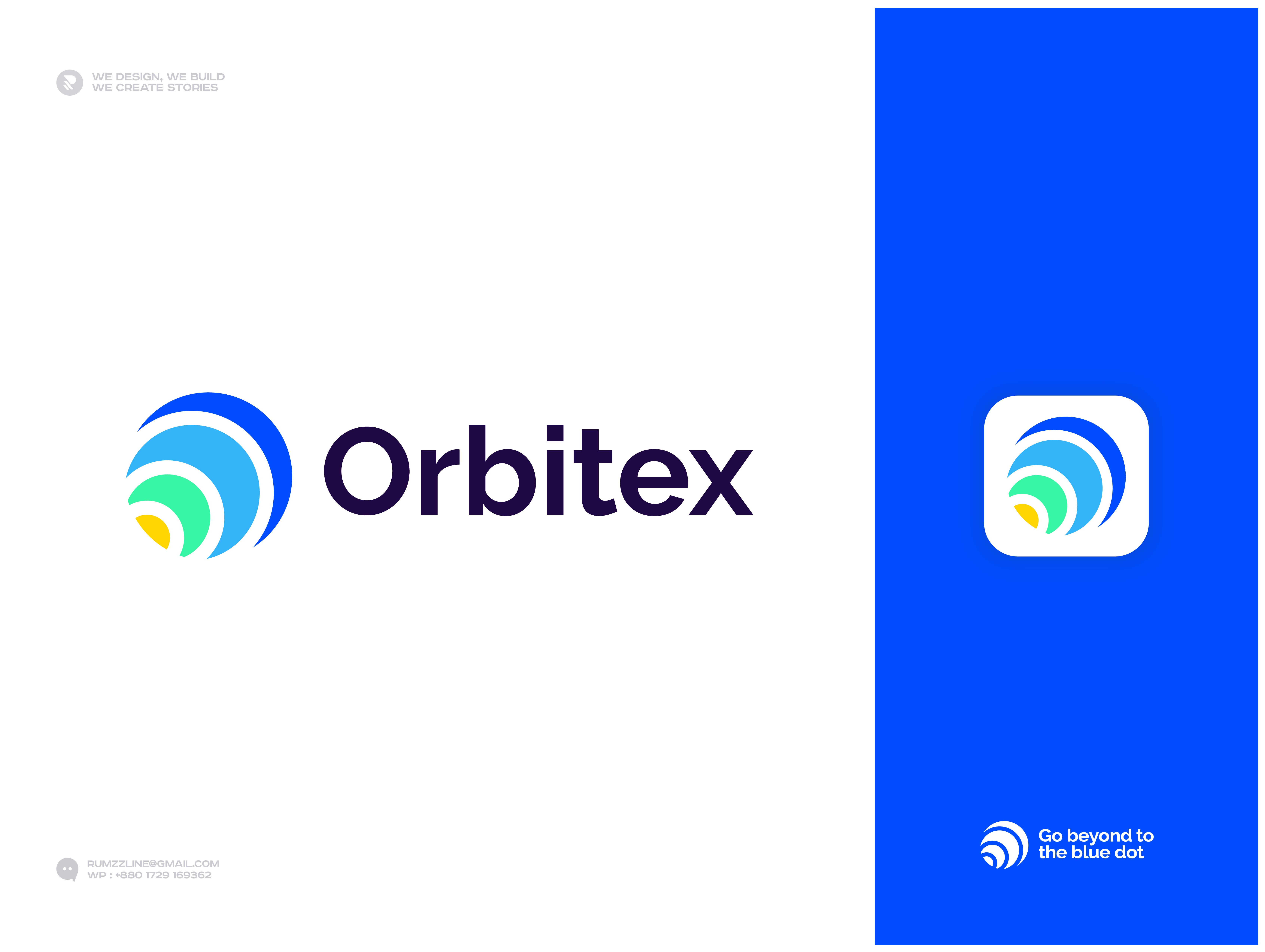 Space Branding Logo - O Letter Monogram - Planet Earth Universe by ...