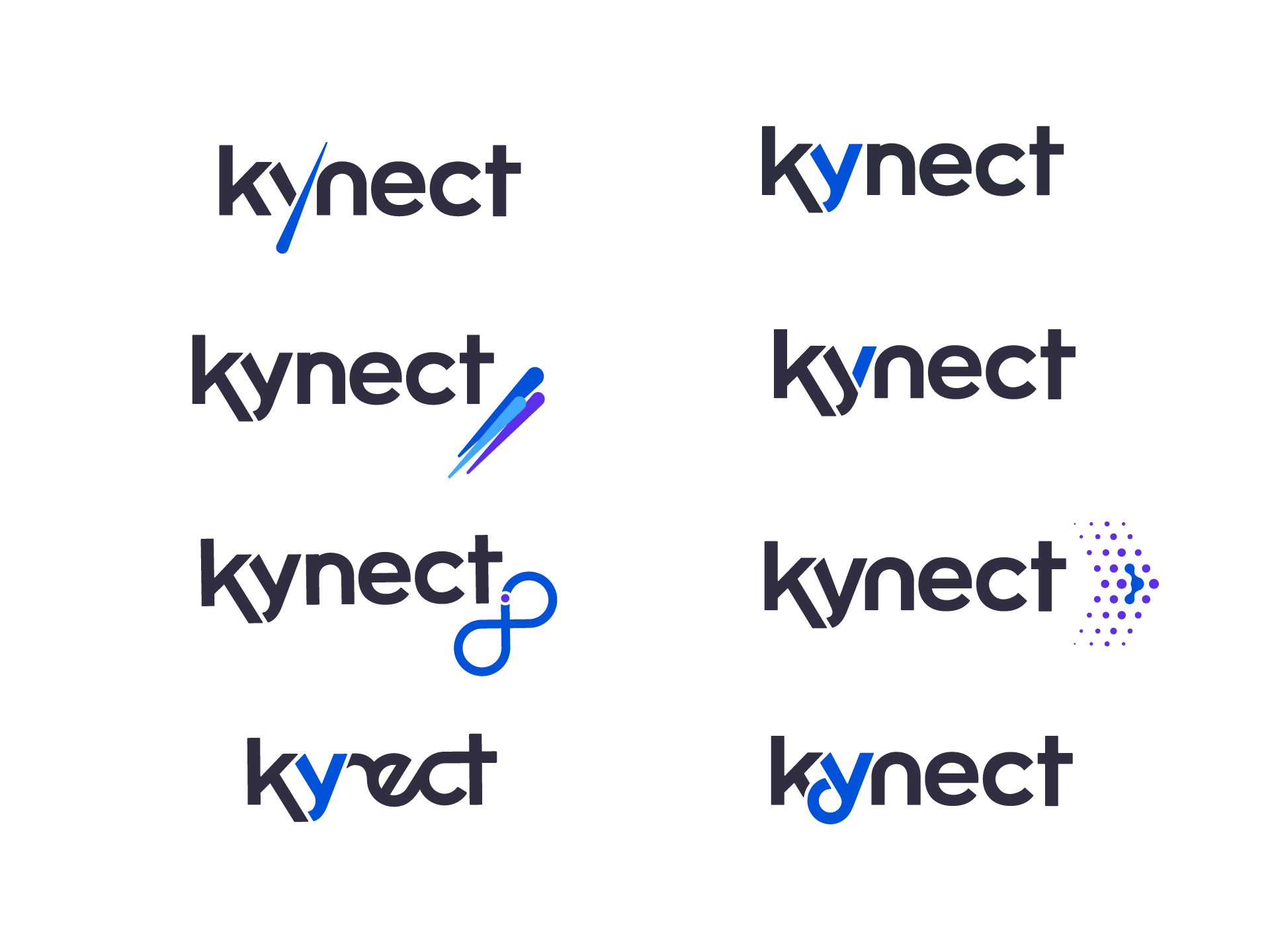 Kynect Logos by Ben Peacock on Dribbble