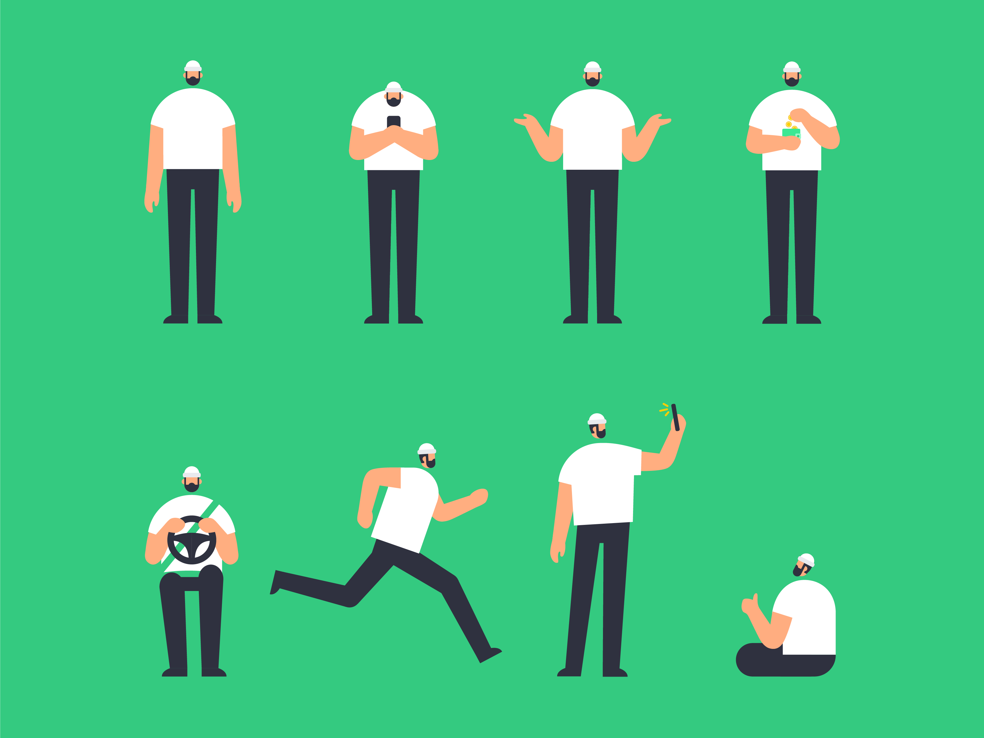 Bolt character design by Dasha Horb for Bolt on Dribbble