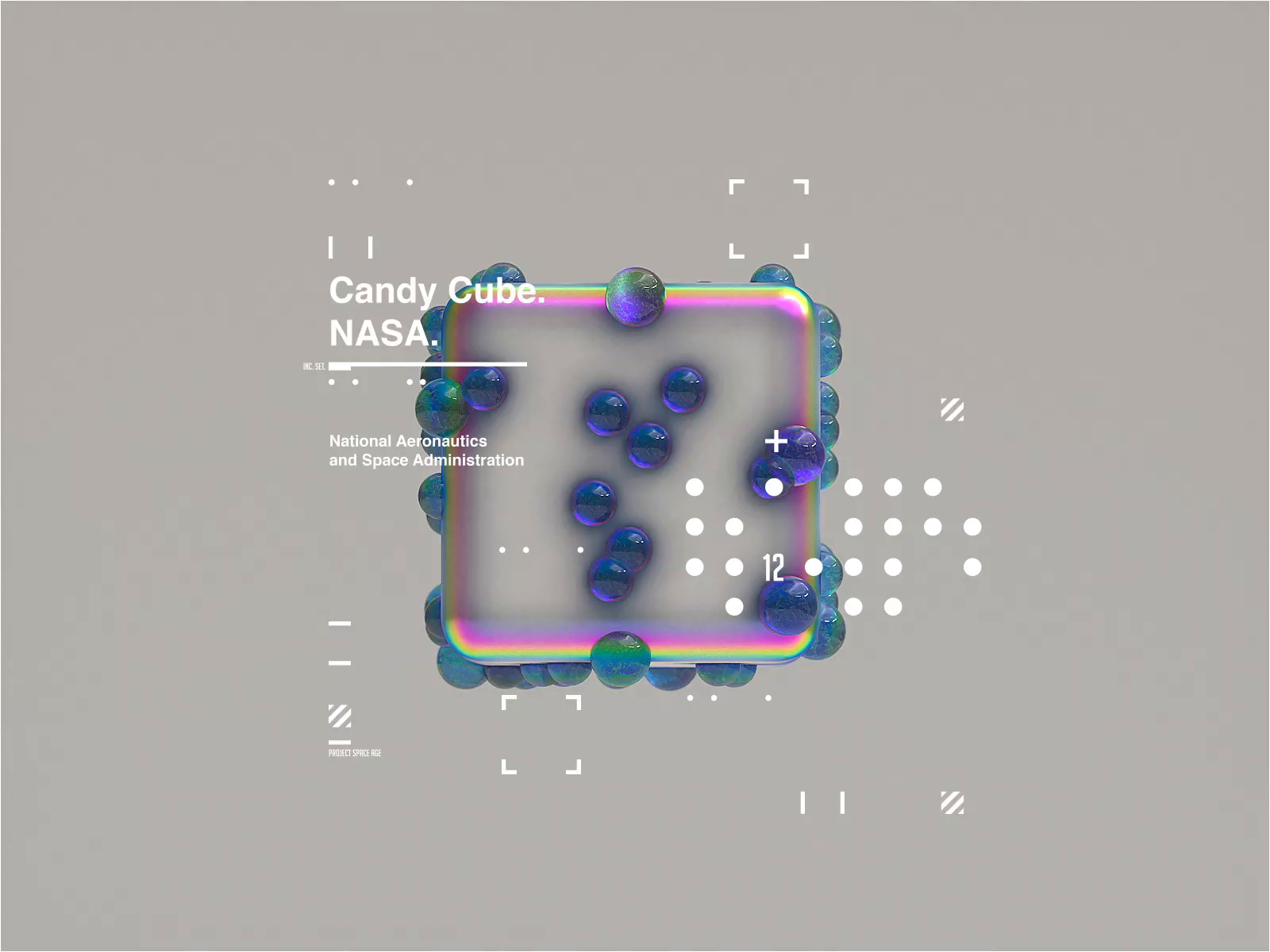 NASA l Space Age | Candy Cube | Motion. by MadeByStudioJQ on Dribbble
