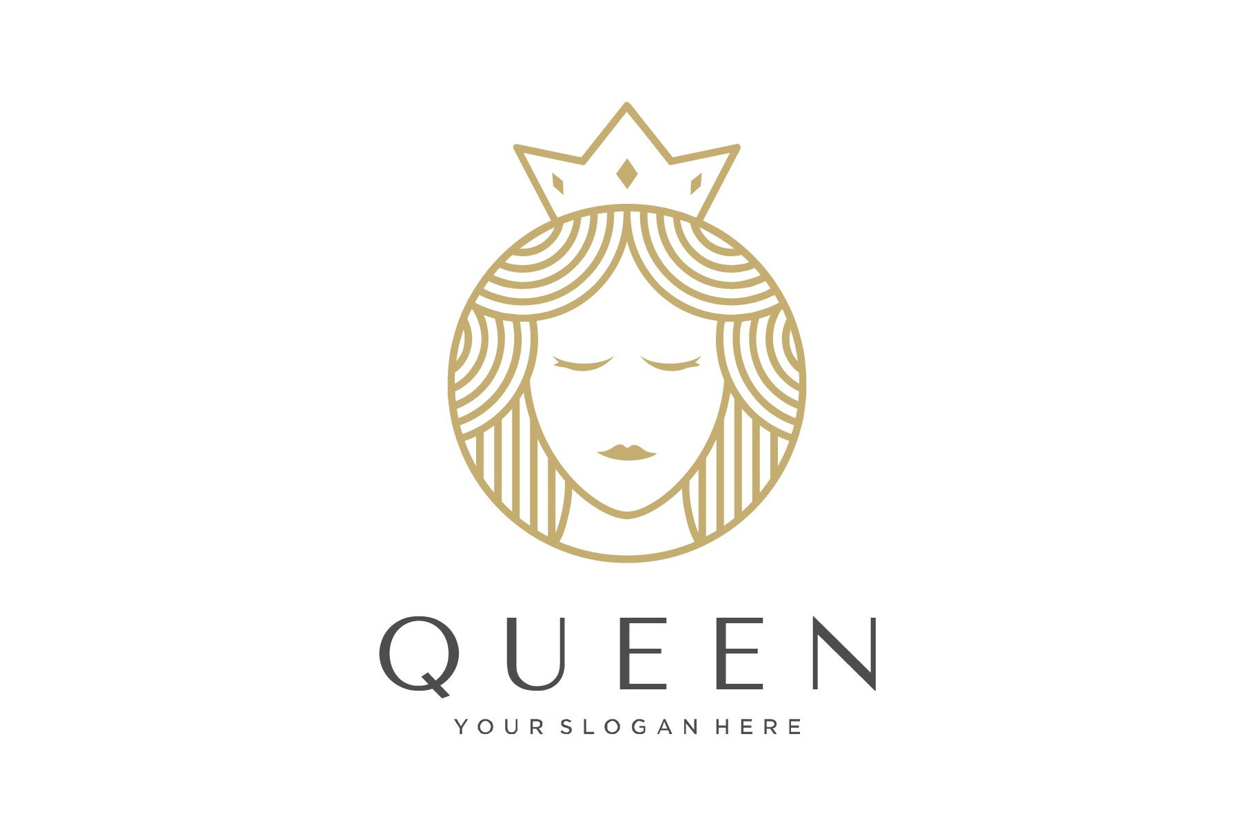 Beauty queen for fashion logo by Alfaza502 on Dribbble