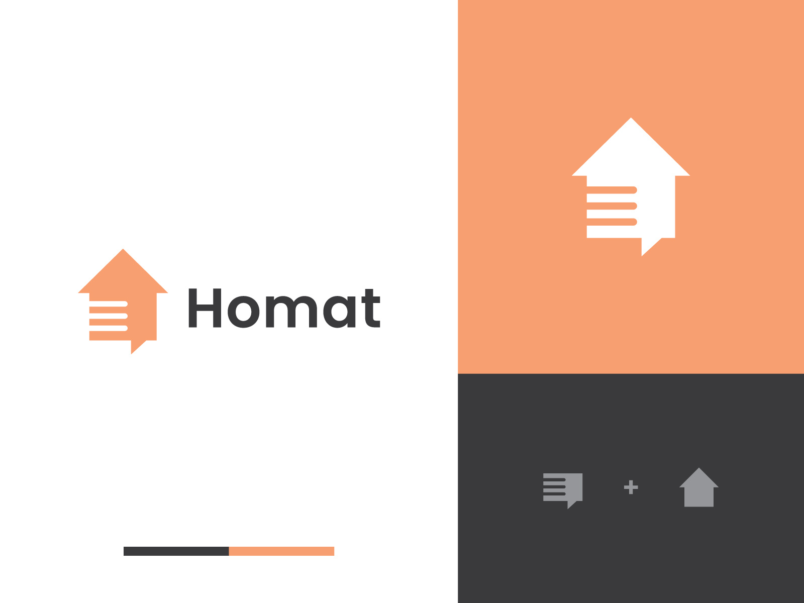 Homat Logo by Abrar Jahin on Dribbble