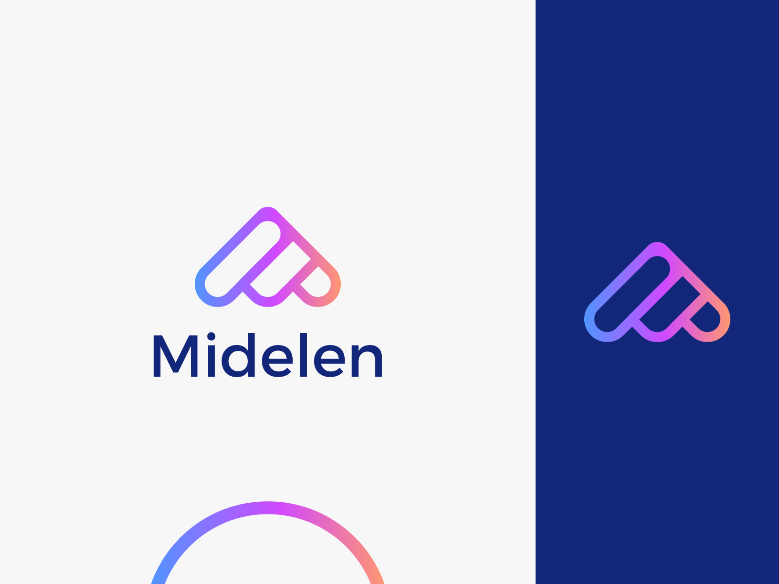 Midelen logo by Muhammad Aslam on Dribbble