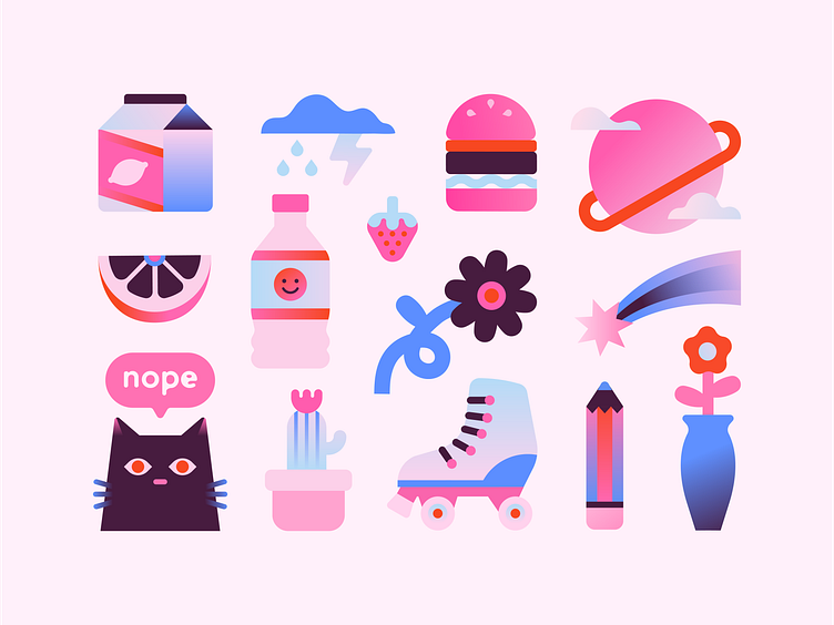 Cute Icons 💕 by Rikki Janae on Dribbble