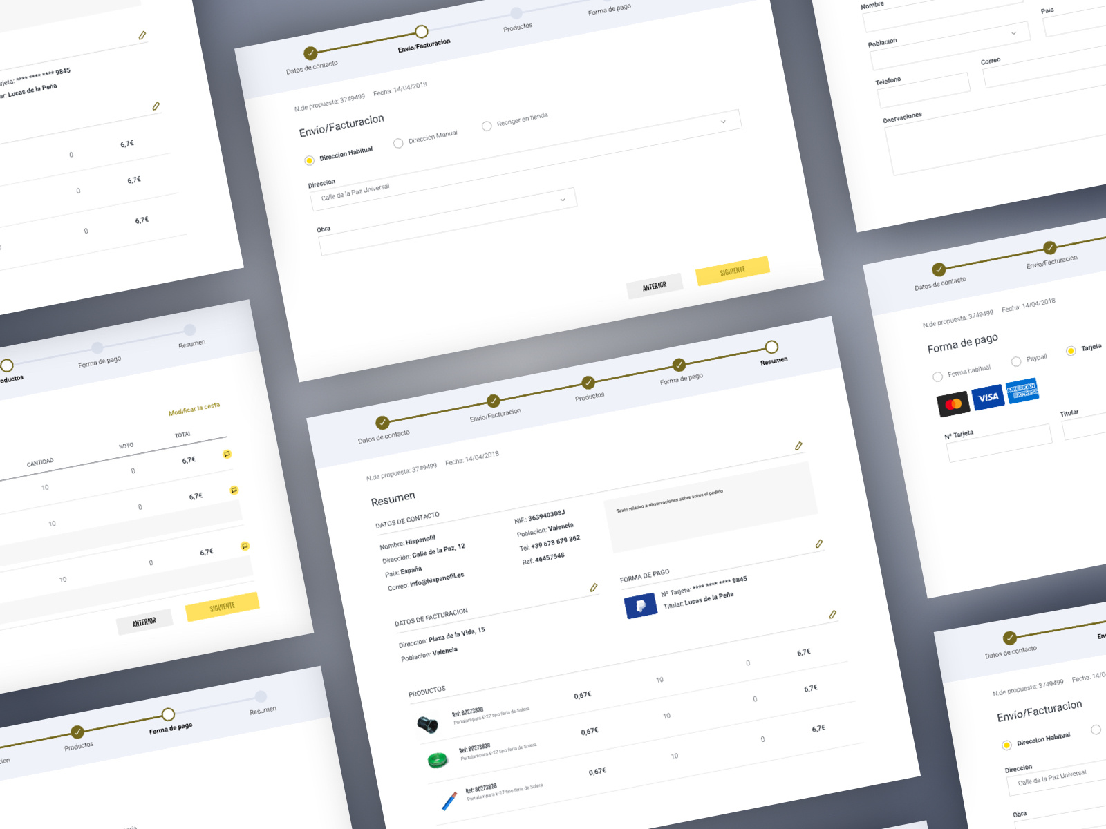 UI Element - Ecommerce Checkout by Tommaso Tavormina on Dribbble