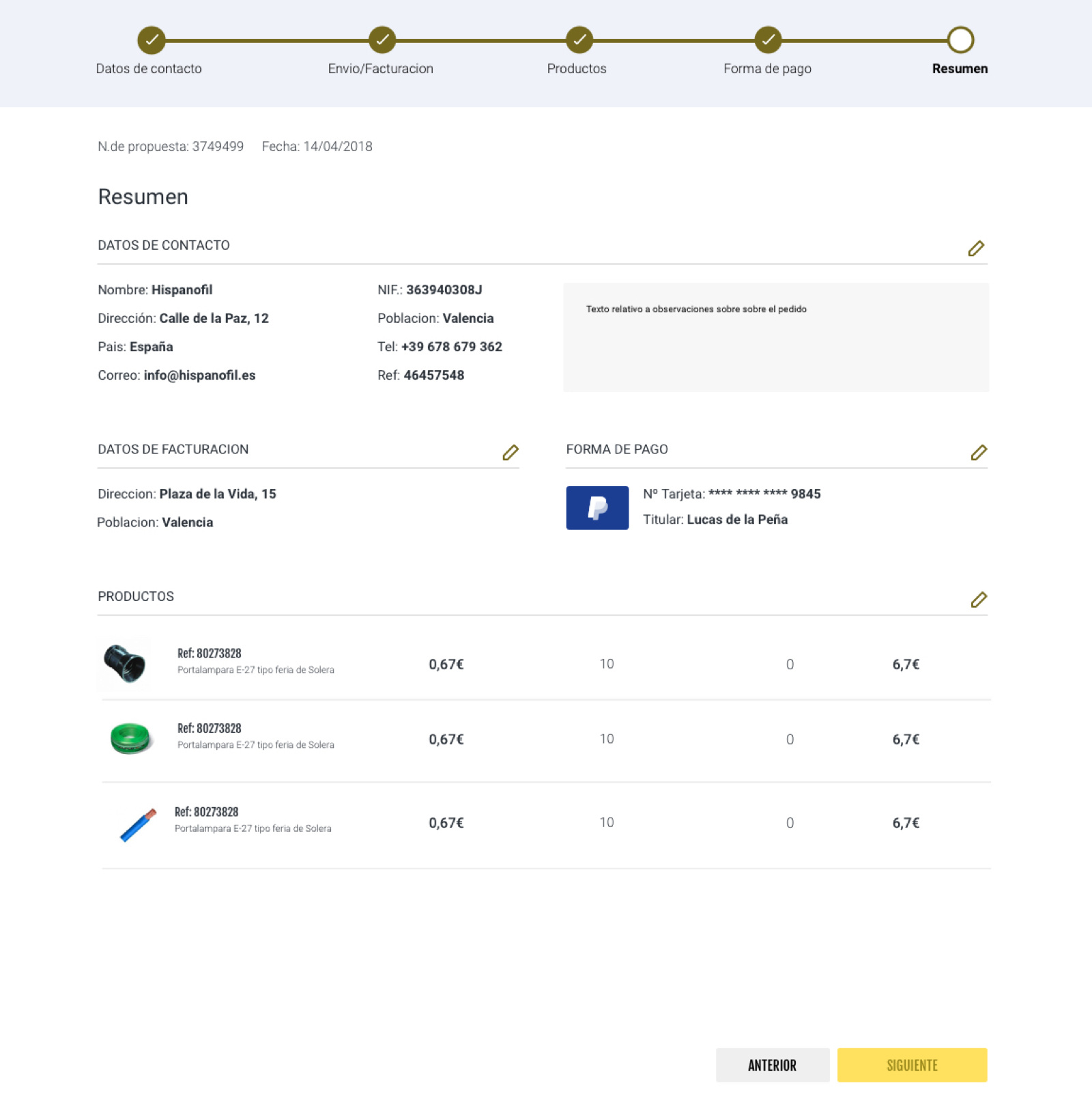 UI Element - Ecommerce Checkout by Tommaso Tavormina on Dribbble